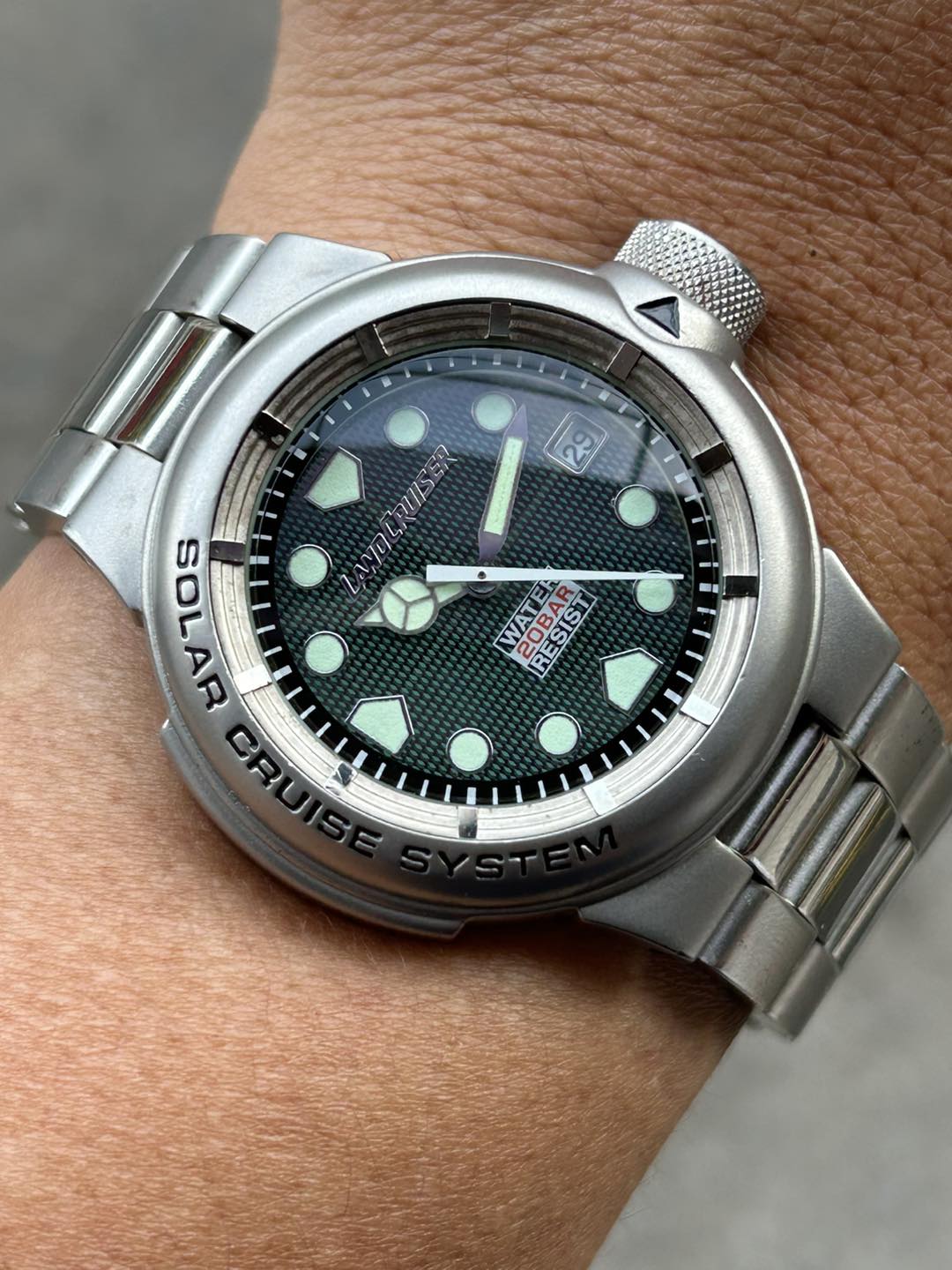 Land Cruiser quartz watch stainless steel back /made in Japan. – Long's ...