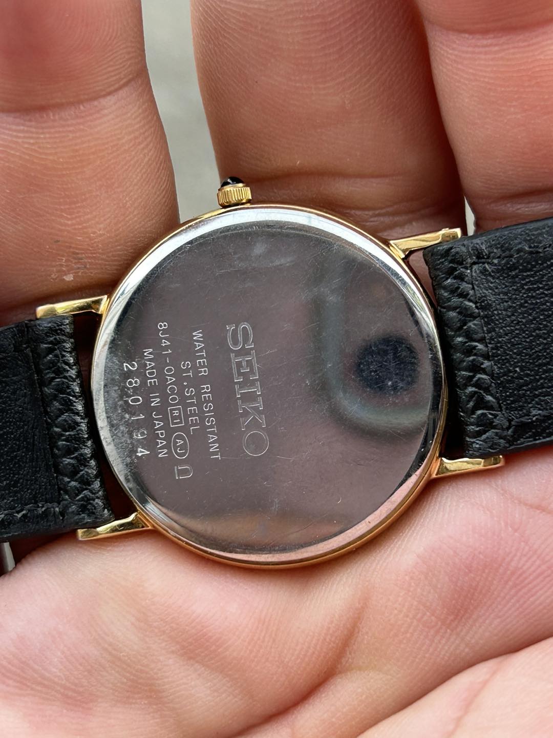 Seiko Dolce Quartz 8J41-0AC0 Vintage watch / Case no.280194, made in ...