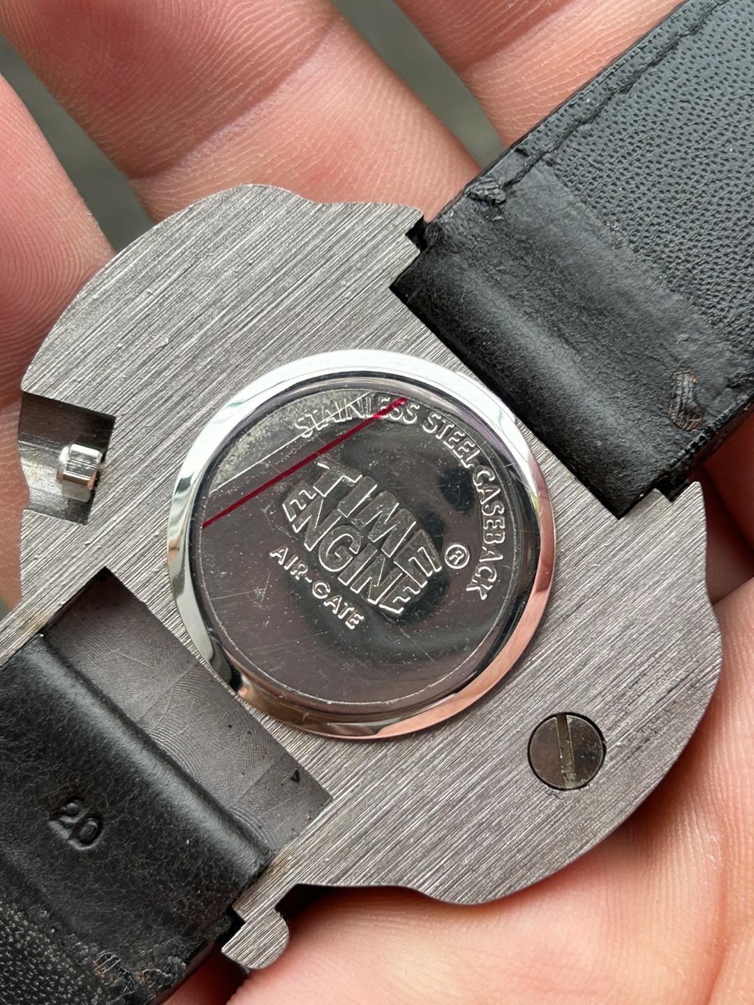 Time Engine Air Gate Quartz watch stainless Steel back, made in Japan ...