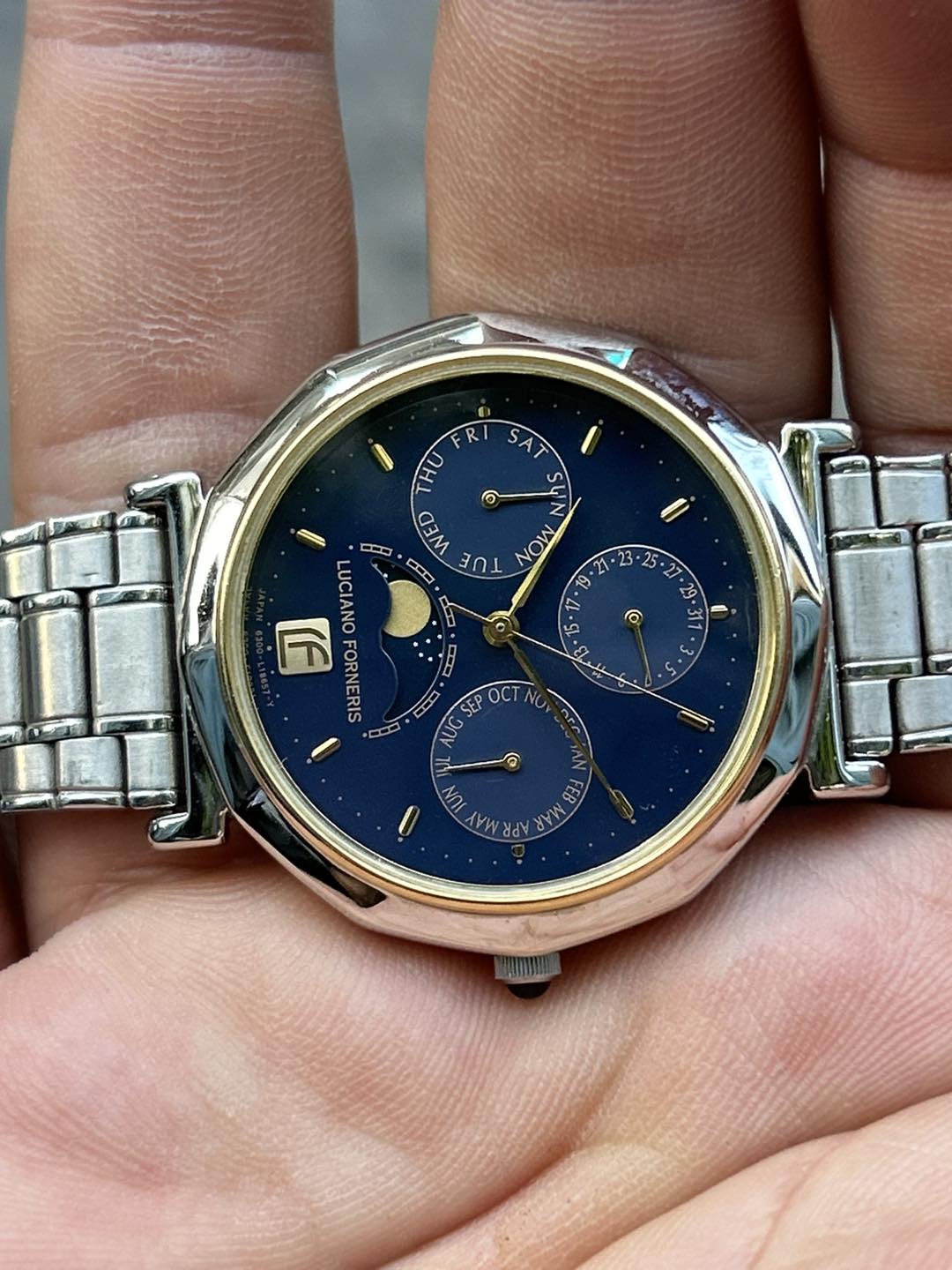 Citizen LUCIANO FORNERIS Moon Phase Quartz 6300-L10811 Y/ case no.451121, made in Japan. – Long ...