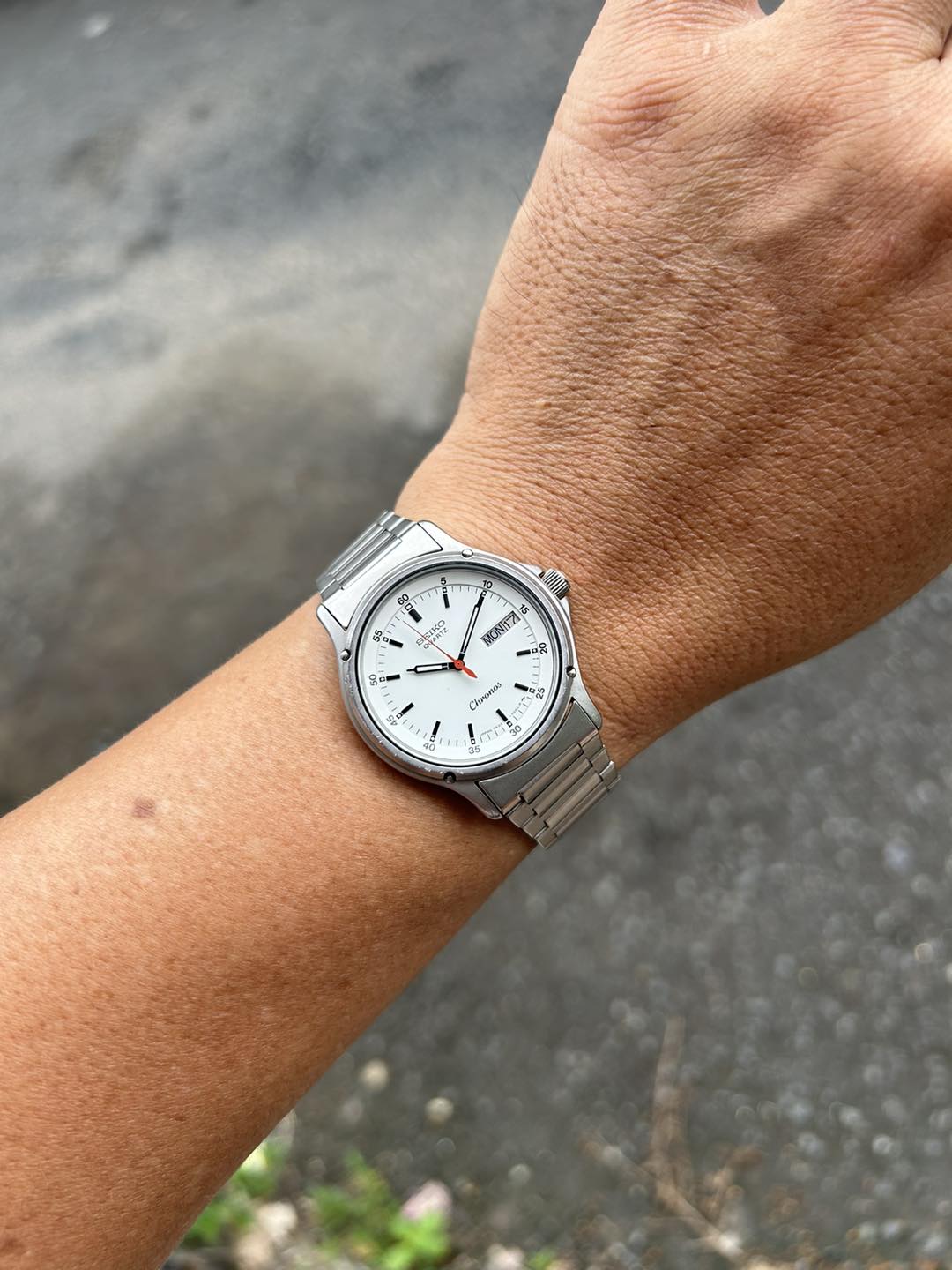 Seiko Chronos Quartz watch 7433-7030 Stainless Steel / case no.410593 ...