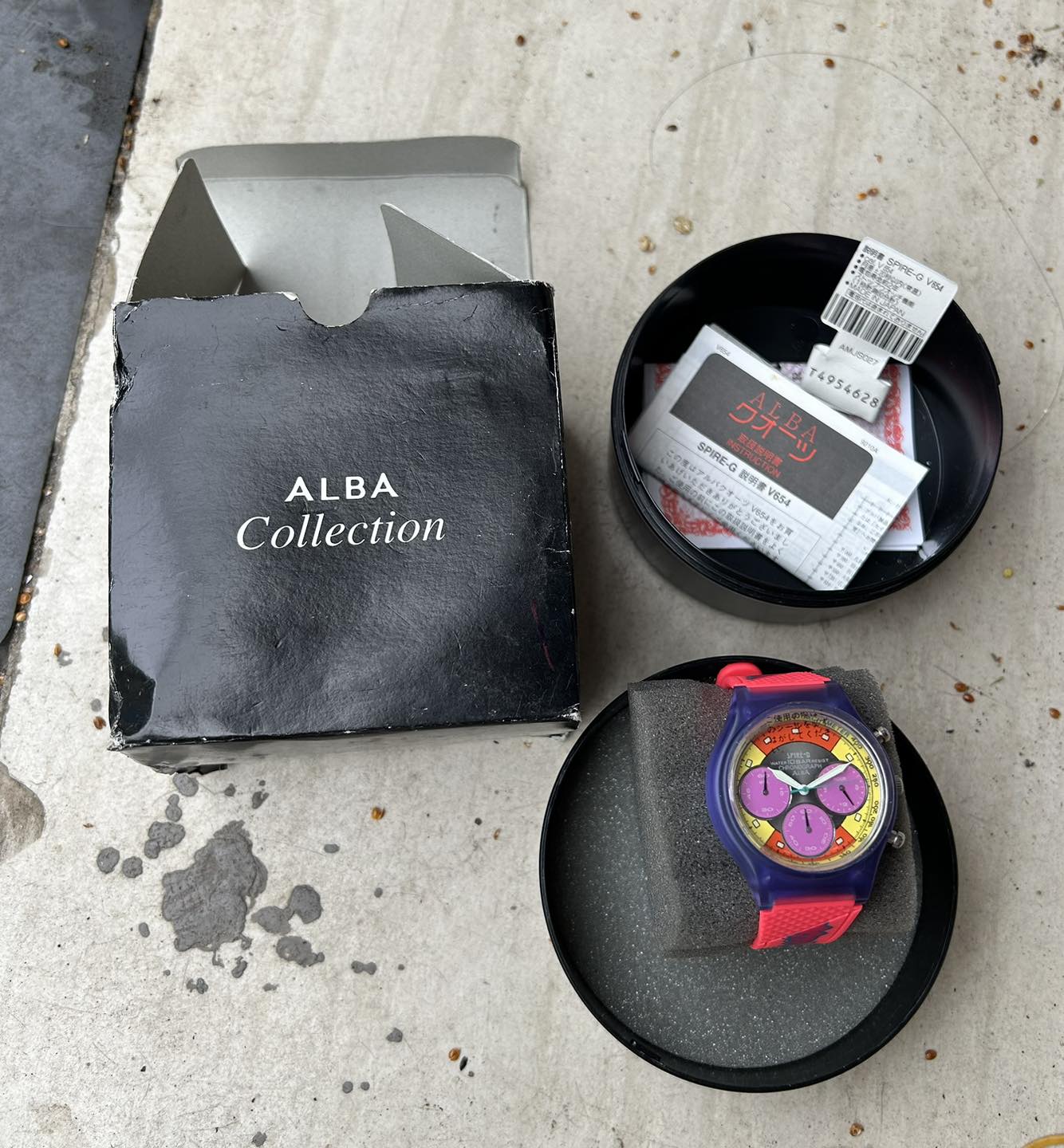 Vintage Alba Spire-G Chronograph watch V654-7000/ case no.344947, made ...