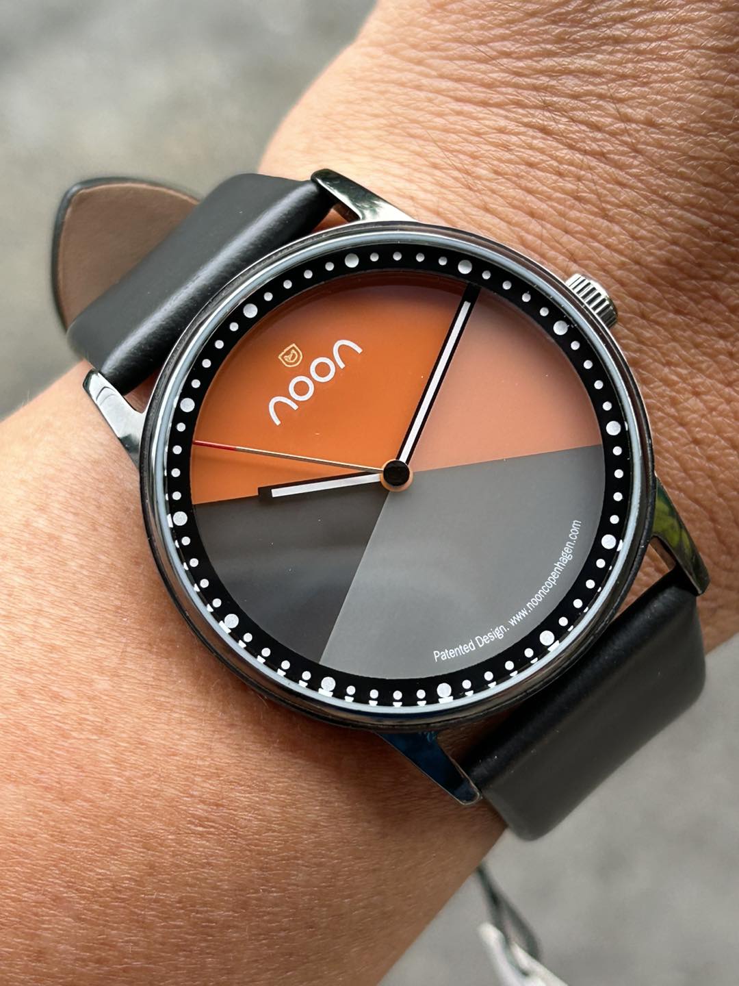 Noon Quartz Watch 44-003L1/ case no.44-003-518, Copenhagen Denmark made ...