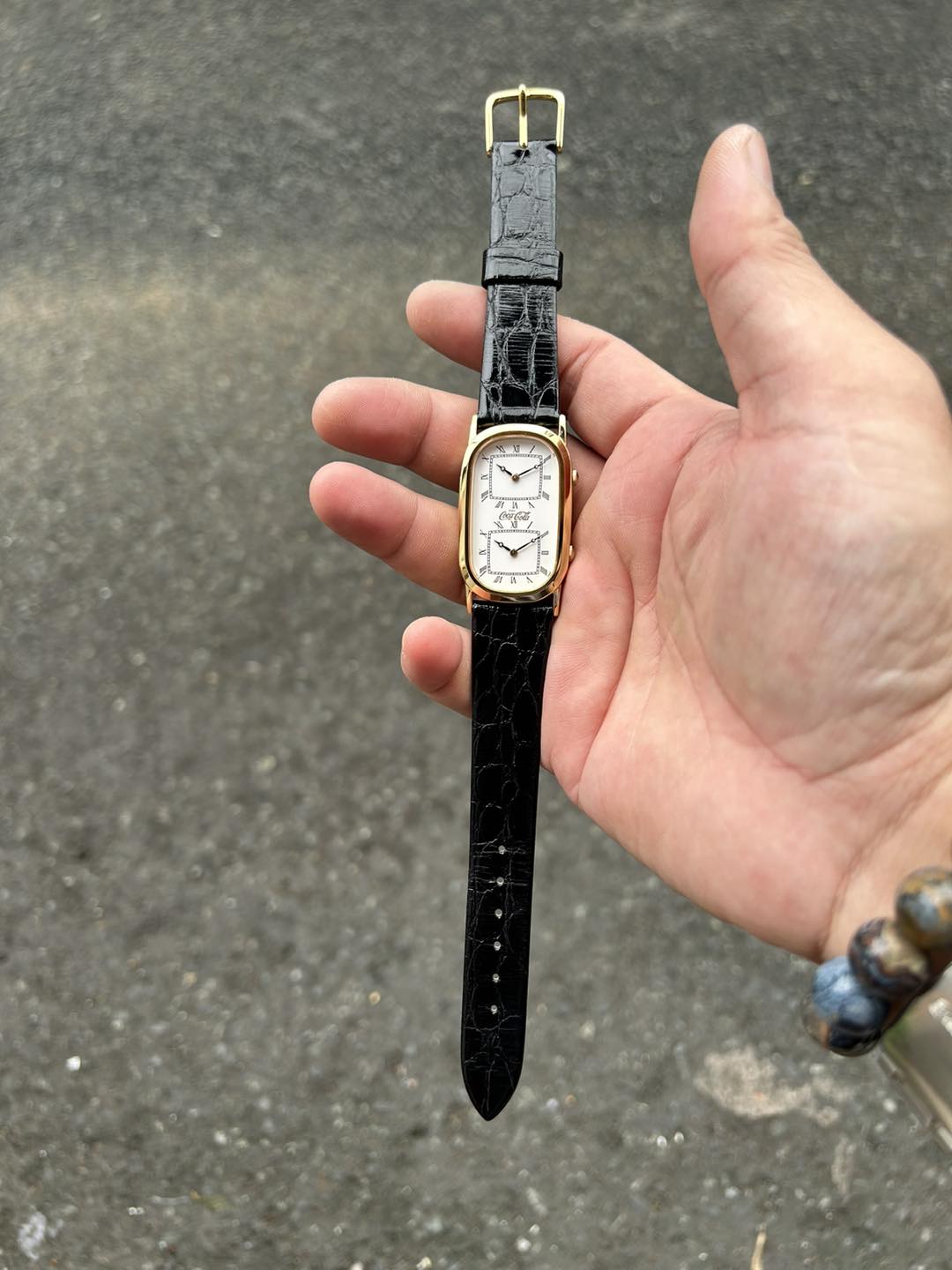 Seiko Dual Time Coca Cola tank Quartz Watch , made in Japan. – Long's ...