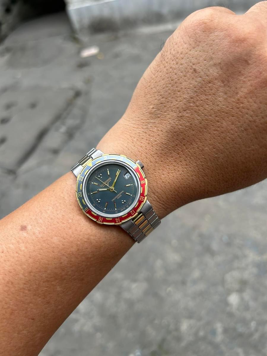VANDOME PROFESSIONAL100M Quartz Vintage watch MFJ ET PHX BK 102 ...