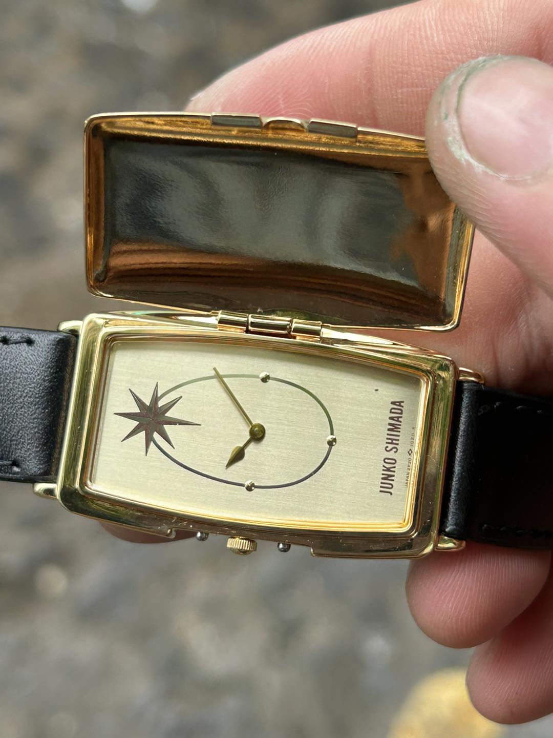Seiko Junko Shimada ( designer ) Quartz Watch 2P20-5K80 Base metal St ...