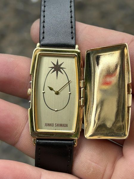 Seiko Junko Shimada ( designer ) Quartz Watch 2P20-5K80 Base metal St ...