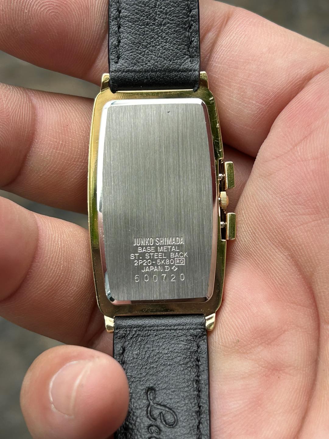 Seiko Junko Shimada ( designer ) Quartz Watch 2P20-5K80 Base metal St ...