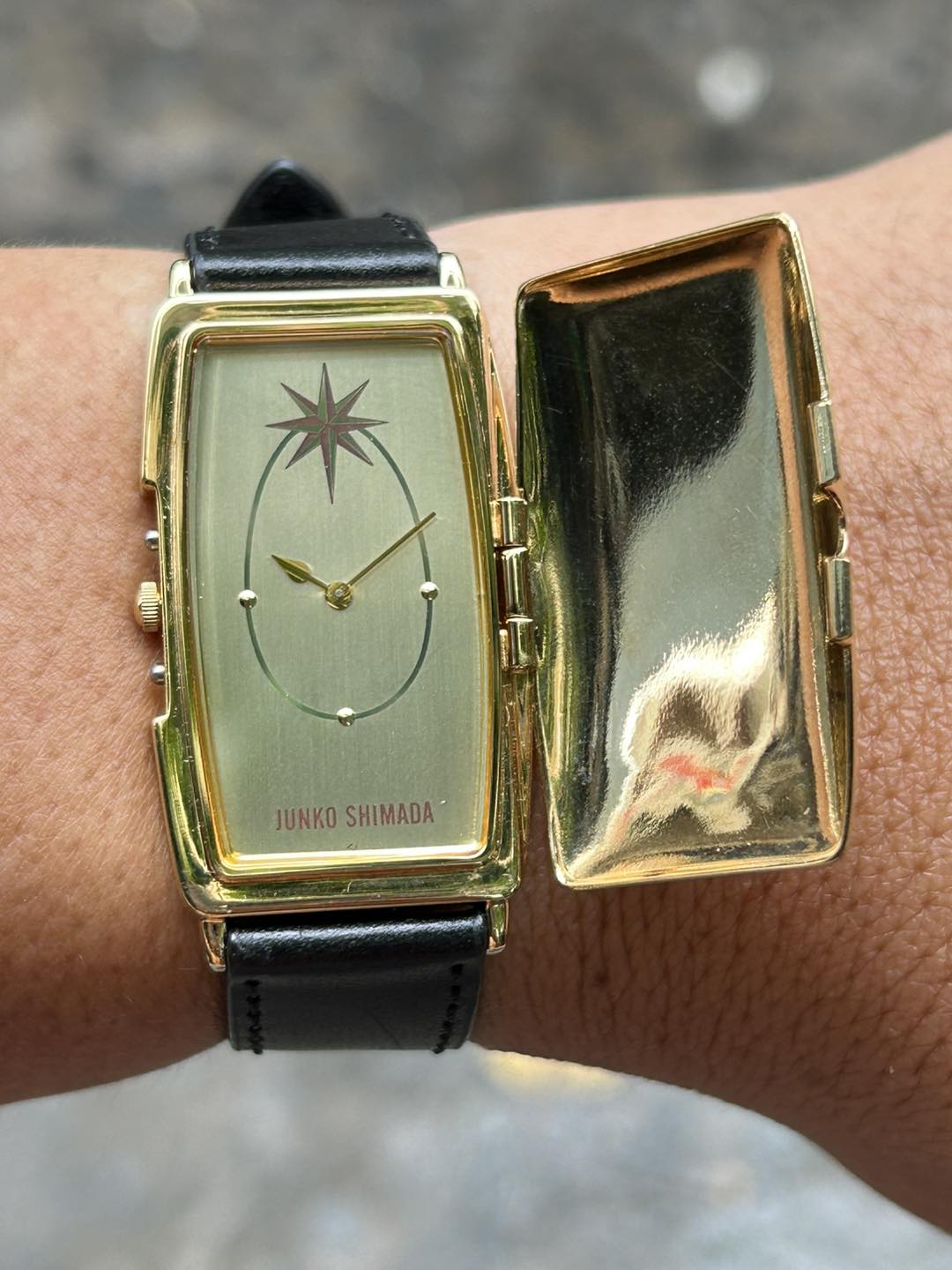 Seiko Junko Shimada ( designer ) Quartz Watch 2P20-5K80 Base metal St ...