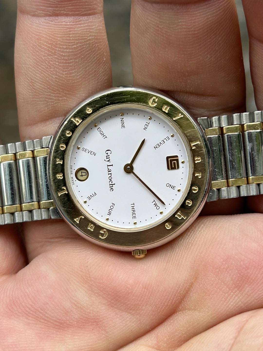 Guy Laroche Quartz Vintage watch 182-0559 , Swiss made . – Long's Fine ...