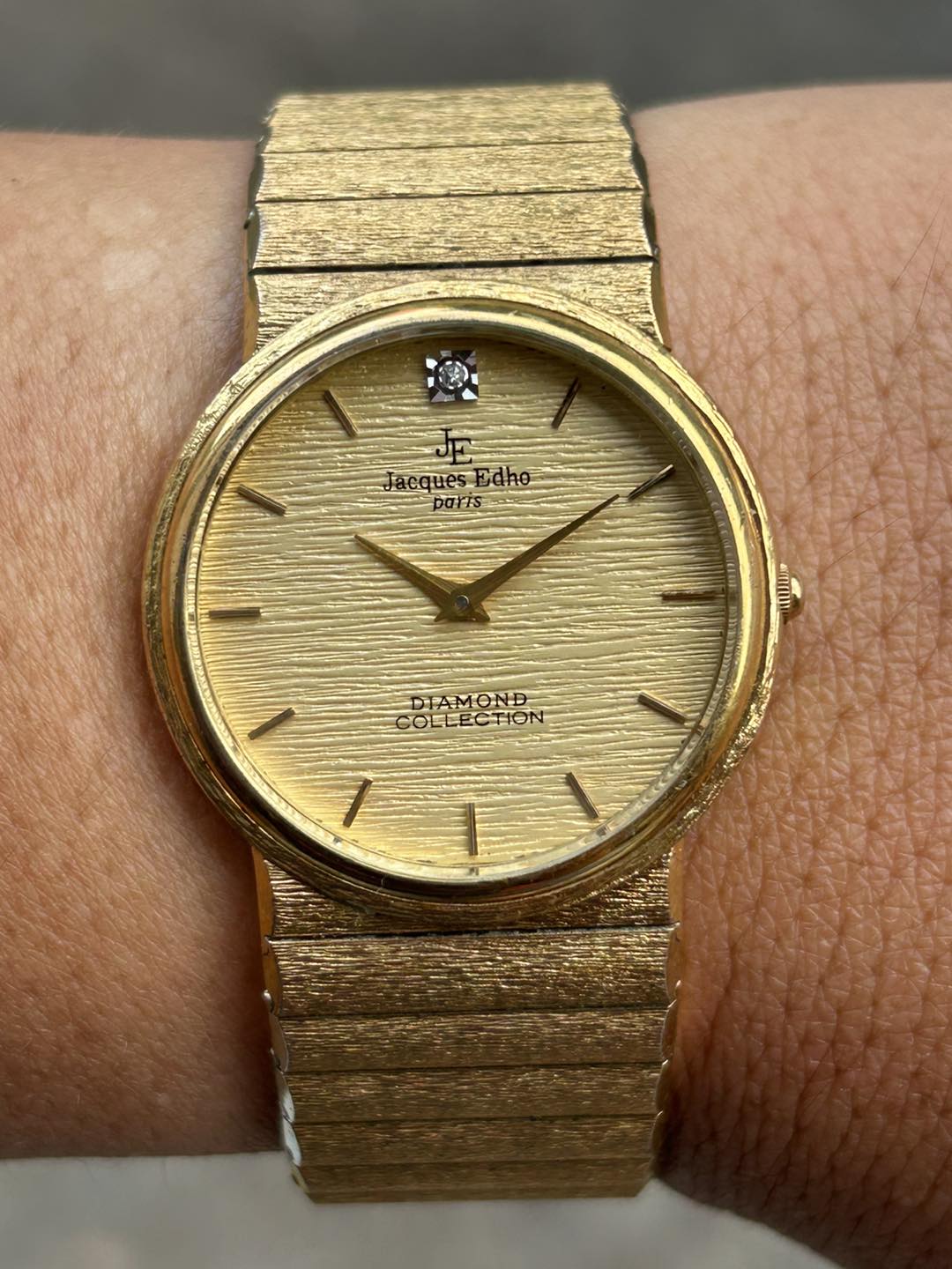 Jacques Edho Paris -DIAMOND COLLECTION Quartz Vintage watch 2482 ...