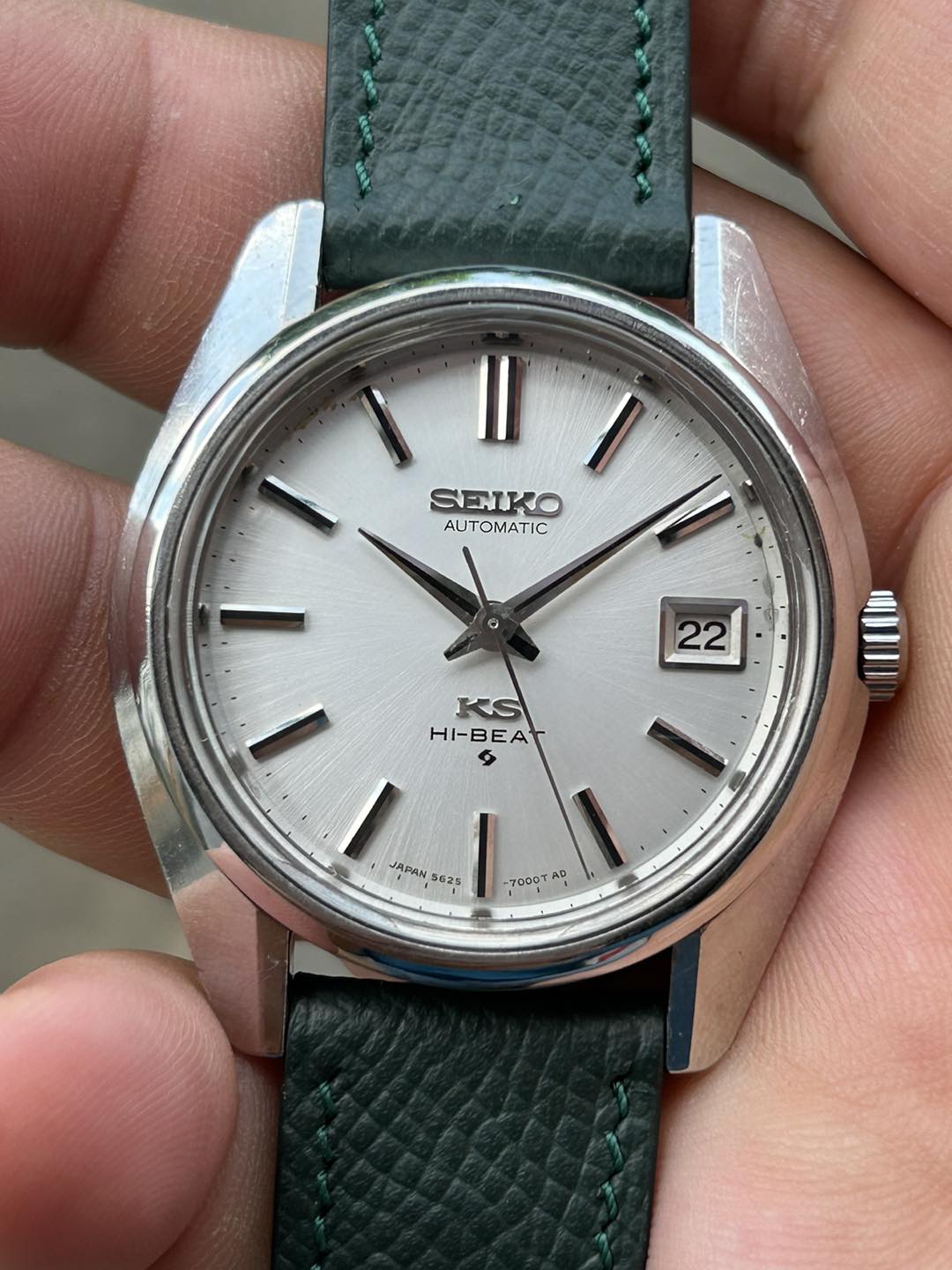 Seiko KS automatic , Cal.5625-7000 , hi beat 28800 / case no.021724 ...