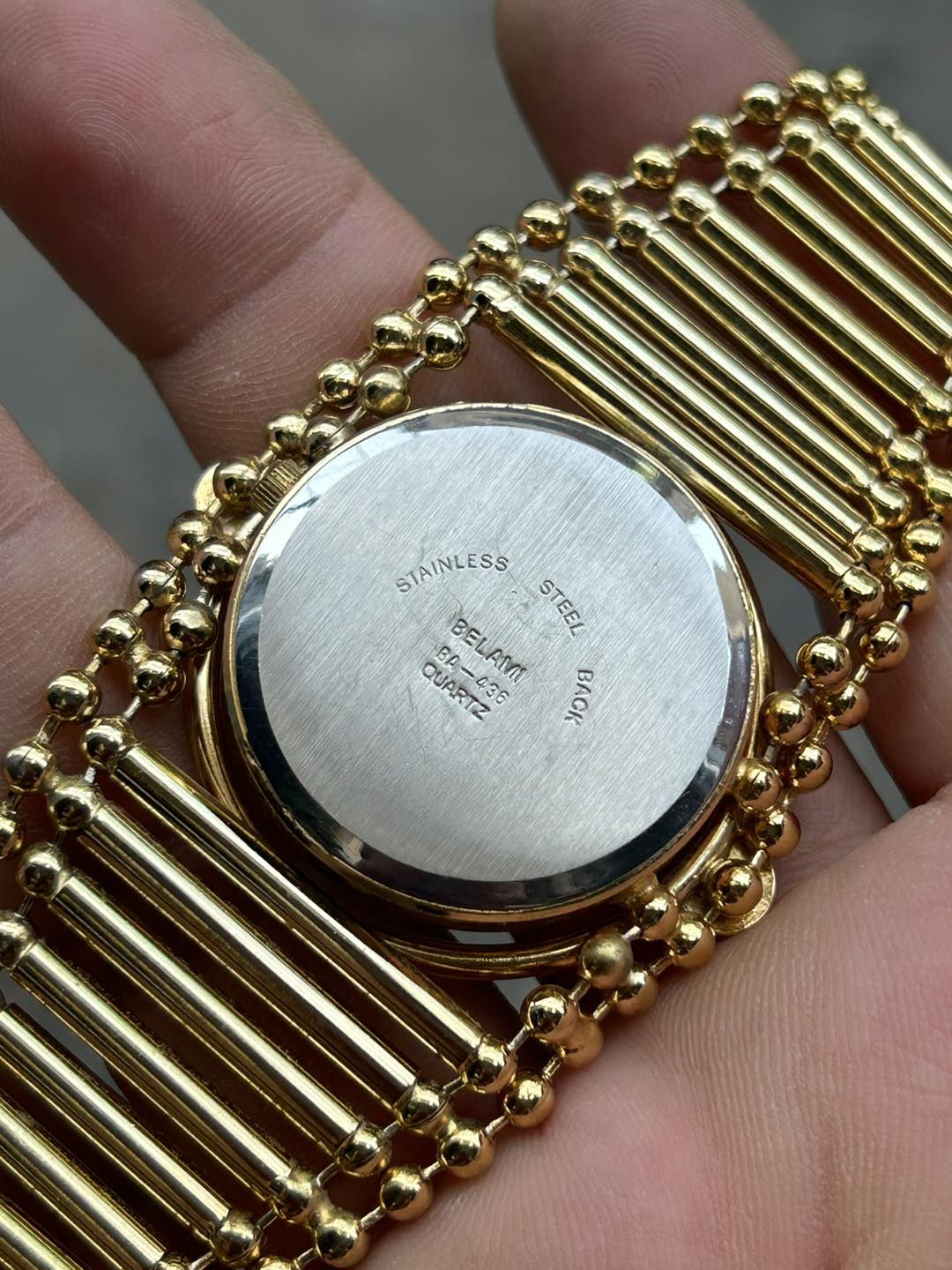 Belami Quartz Watch BA-436 Stainless Steel Back, made in Japan. – Long ...