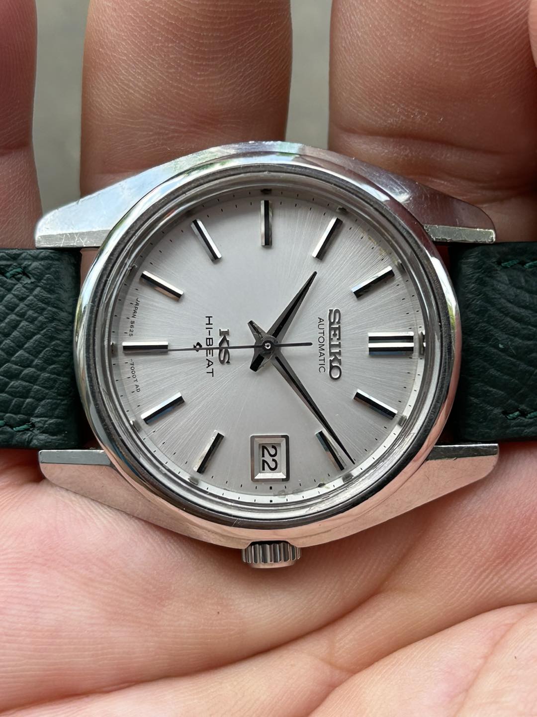 Seiko KS automatic , Cal.5625-7000 , hi beat 28800 / case no.021724 ...