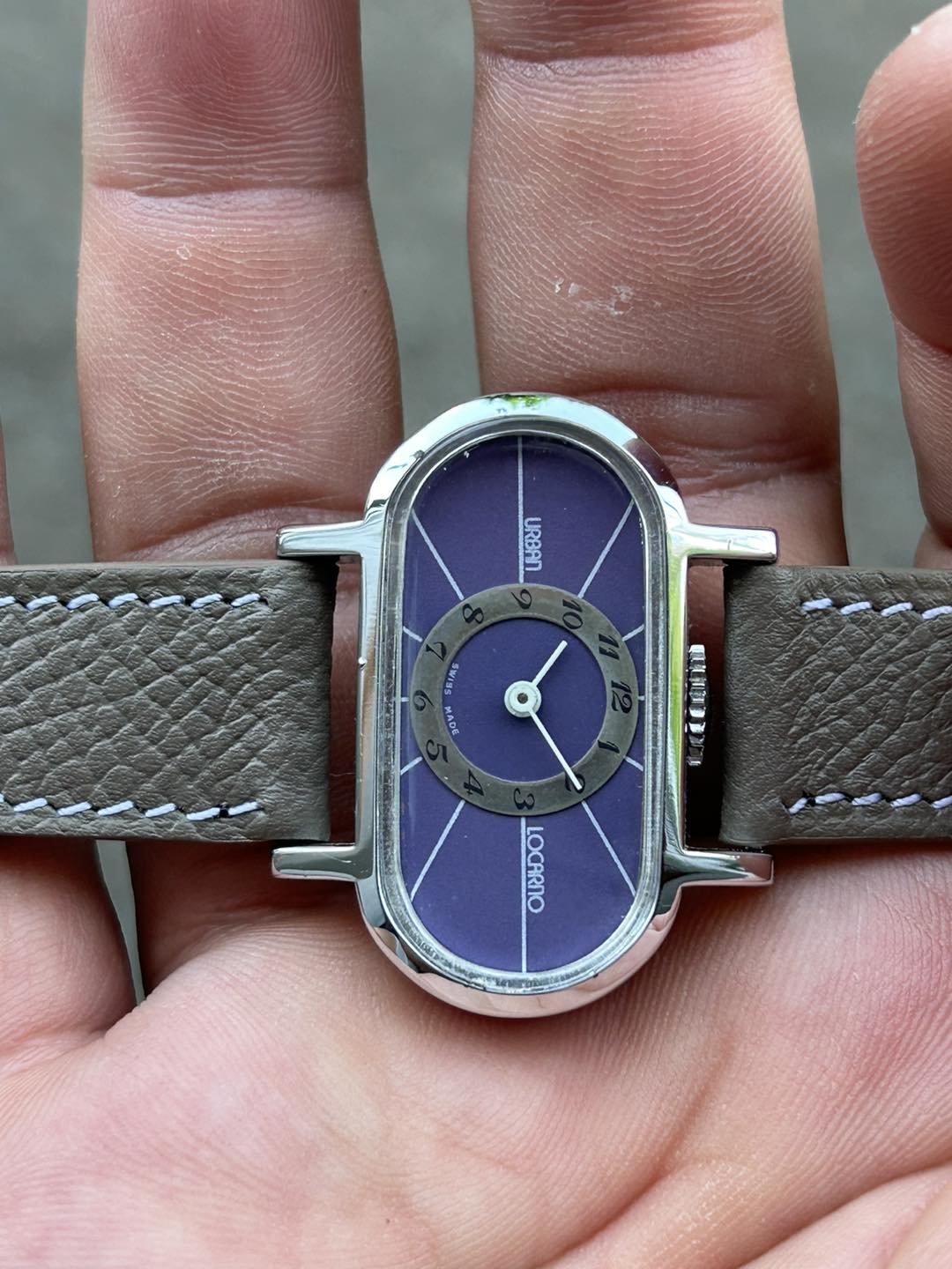Urban Locarno manual winding Vintage watch stainless Steel back , Swiss ...