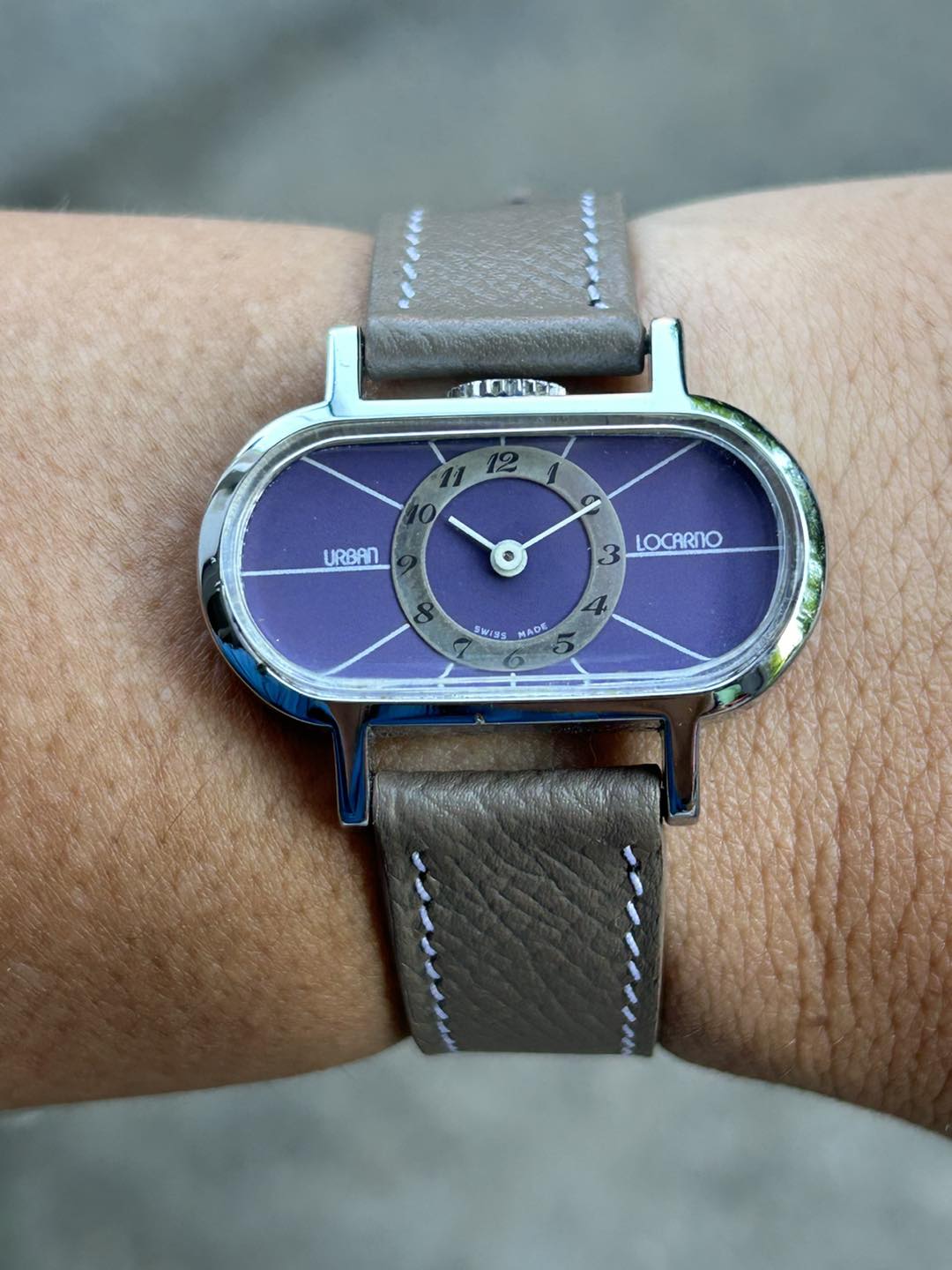 Urban Locarno manual winding Vintage watch stainless Steel back , Swiss ...