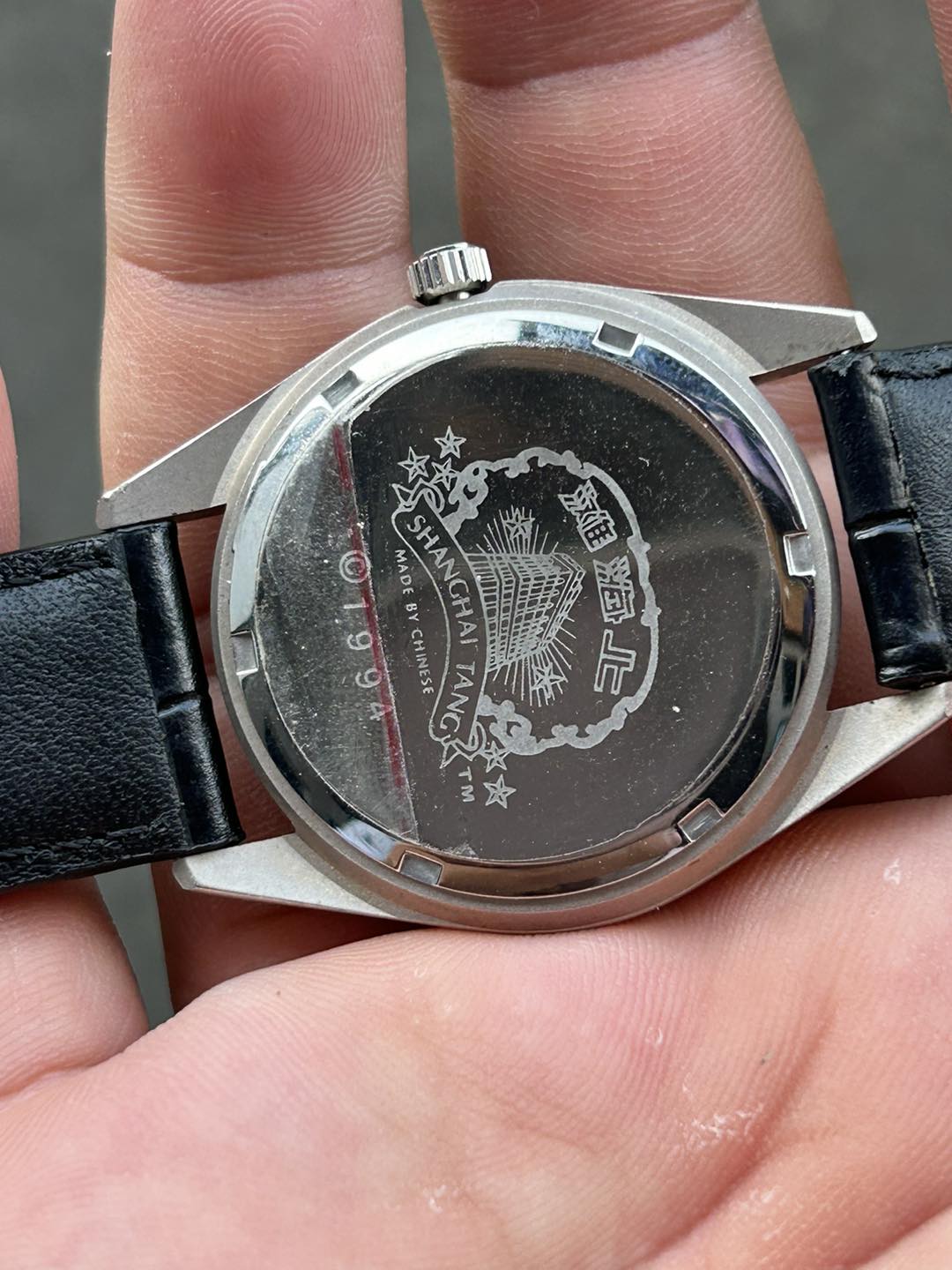 Shanghai Tang manual winding vintage watch 1994 . Size case 35mm ...
