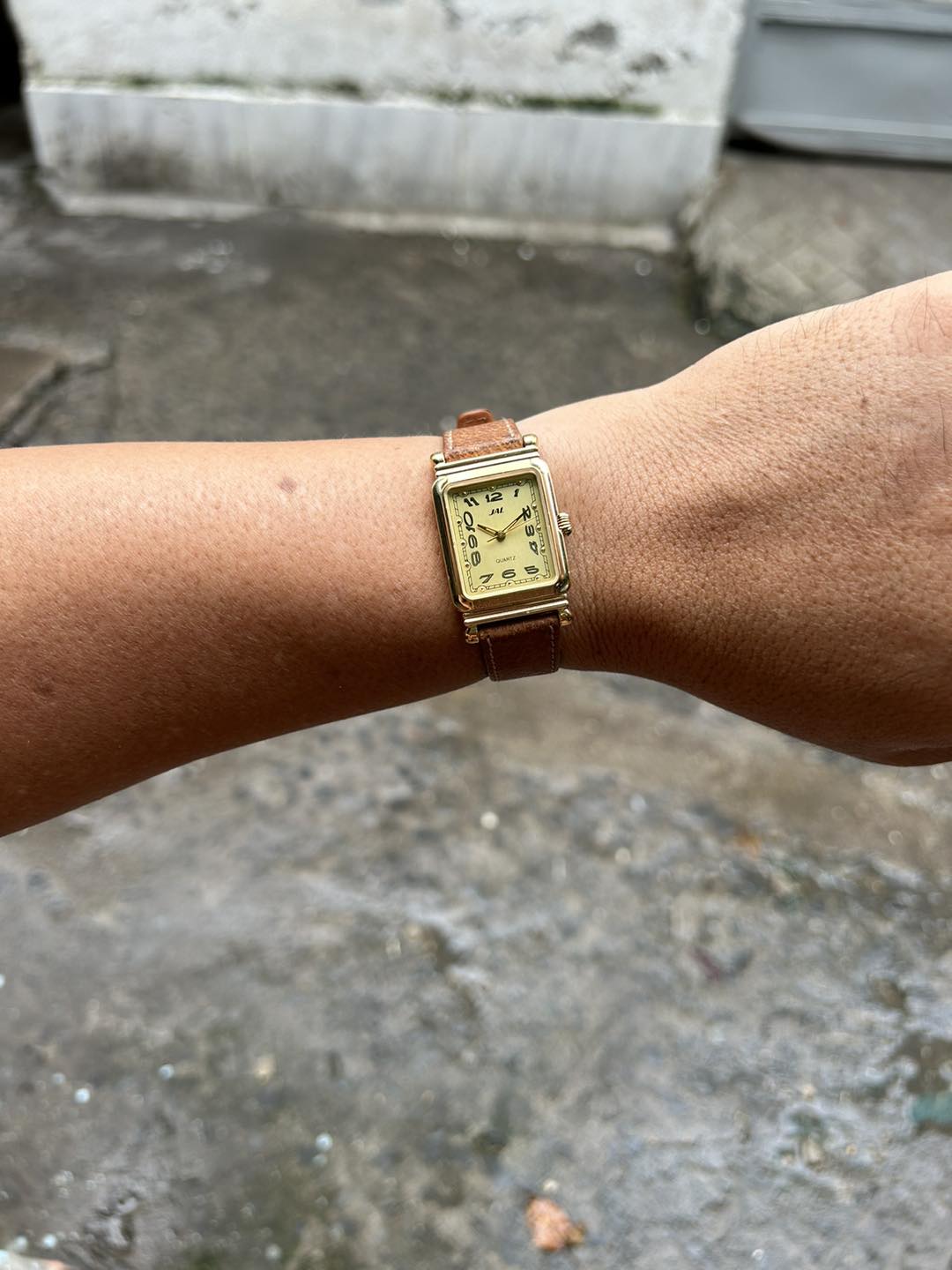 JAL quartz watch St.Steel back , made in Japan. – Long's Fine Watches