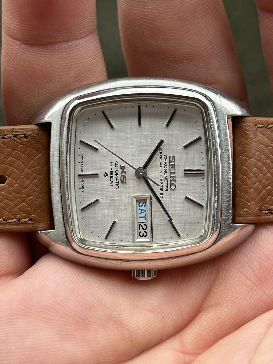 Vintage Seiko KS Chronometer automatic watch , Cal.5626-5040 day date ...