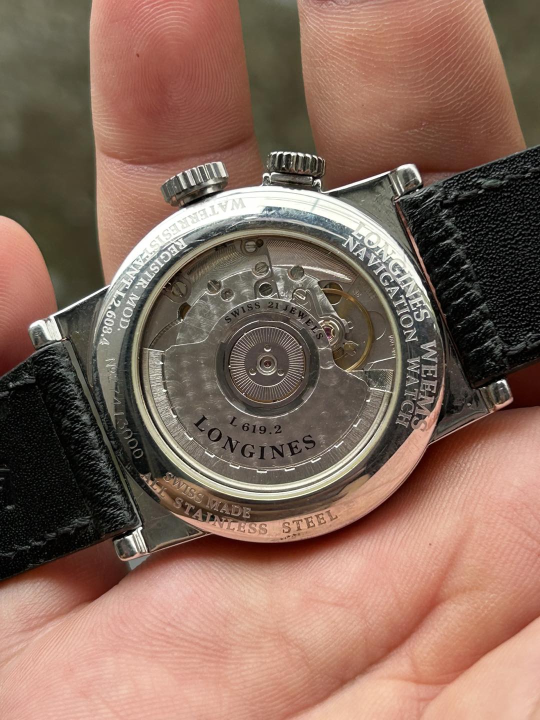 Longines Weems Navigation Automatic Watch US PAT.2008734 No.274/3000 ...