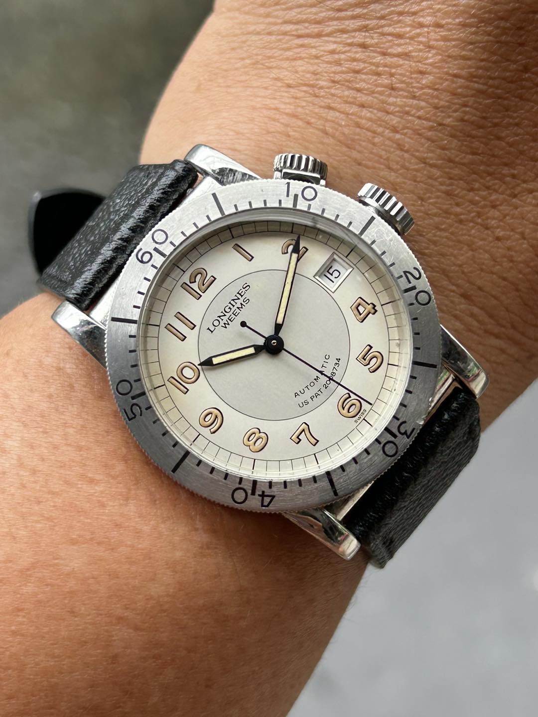 Longines Weems Navigation Automatic Watch US PAT.2008734 No.274/3000 ...