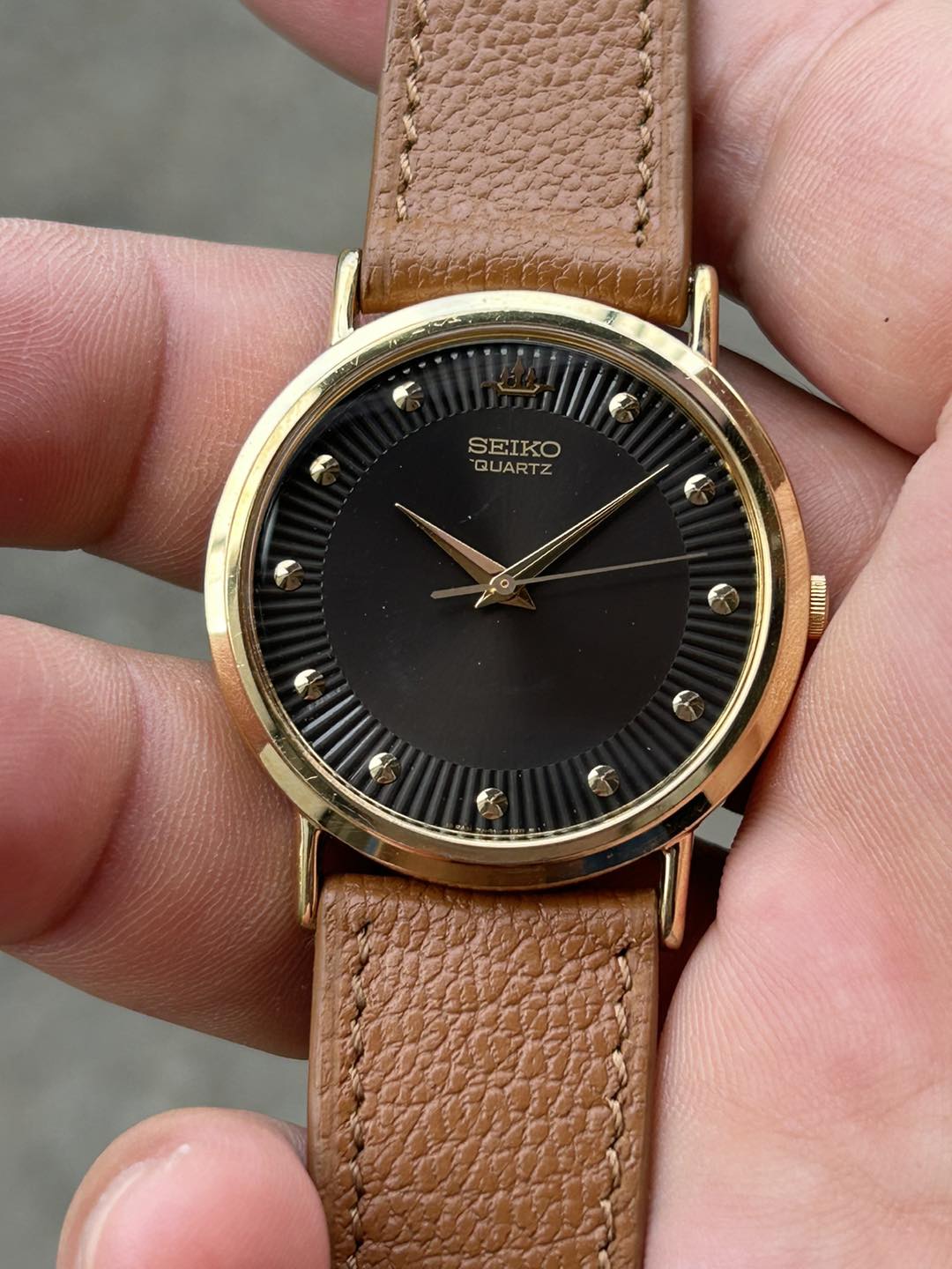 Vintage Seiko Mens Quartz Watch 7N01-7000 base metal St.Steel back ...