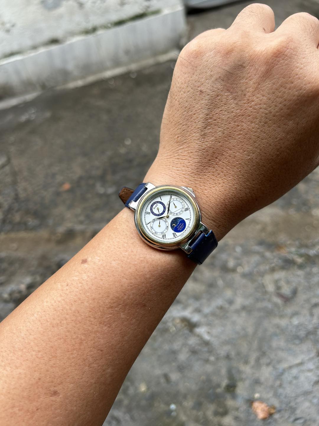 Seiko Alba Lunakiss Moon Phase Quartz V33F-6A60 / case no.945869, made ...