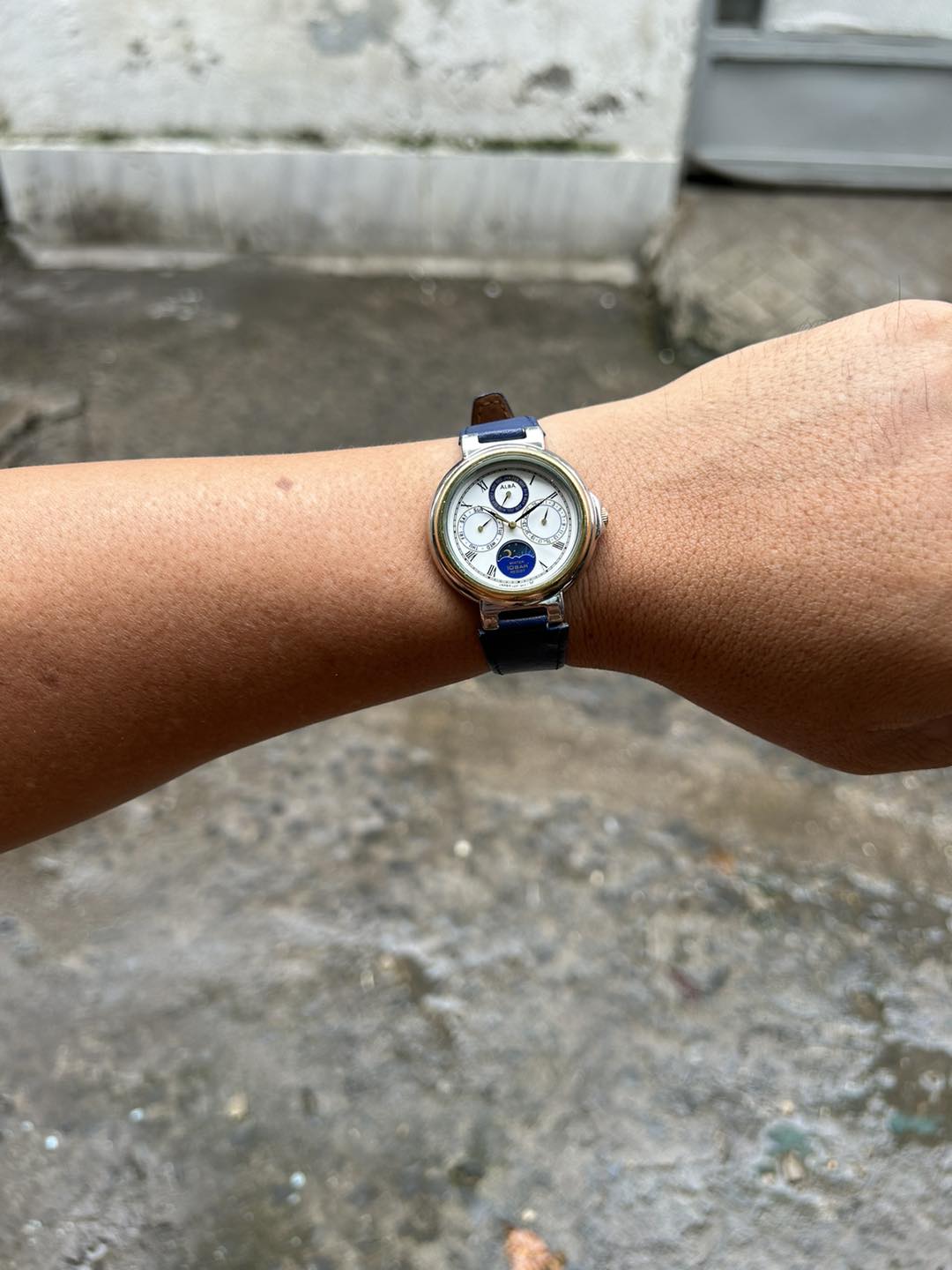 Seiko Alba Lunakiss Moon Phase Quartz V33F-6A60 / case no.945869, made ...