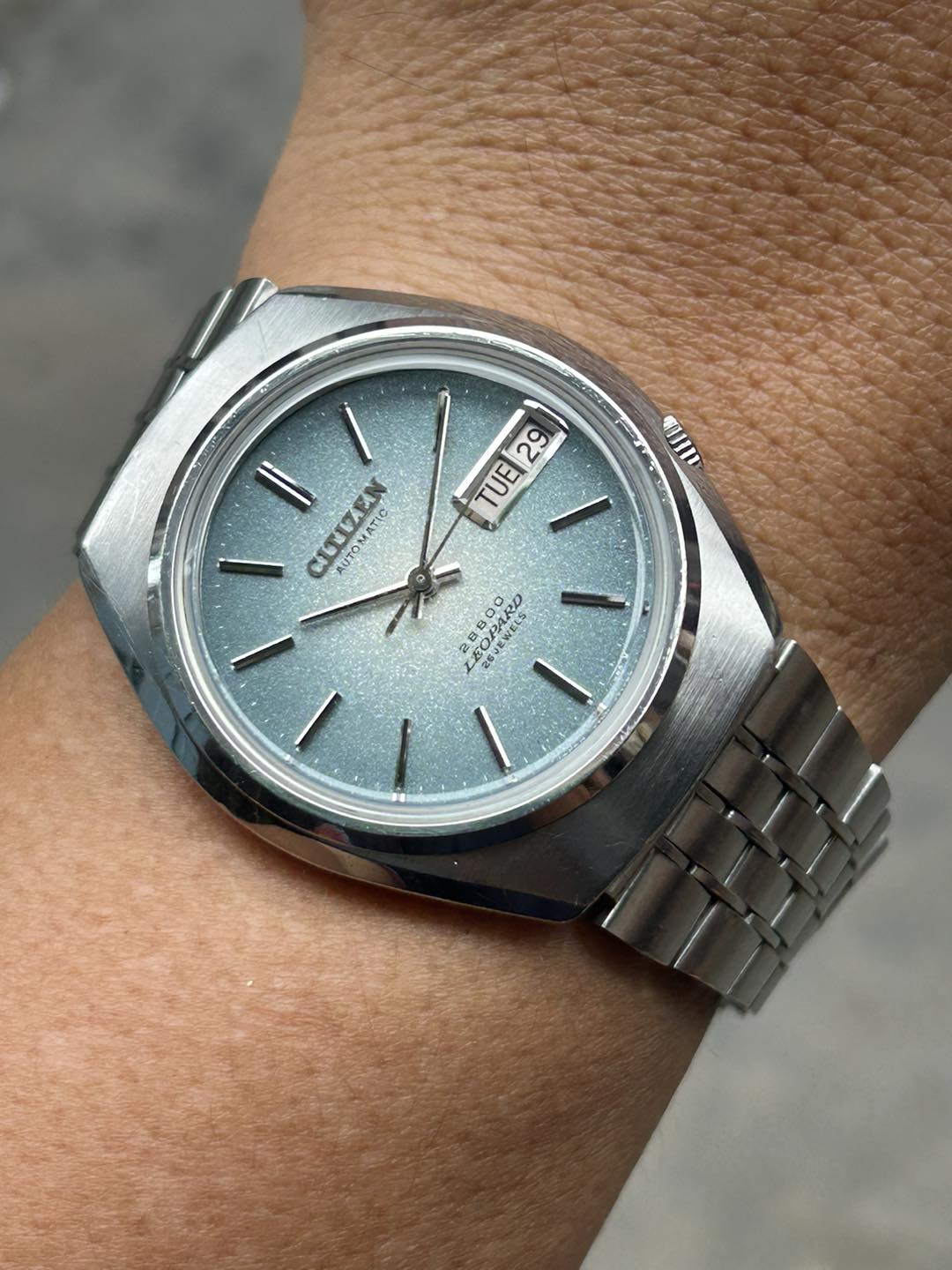 Citizen Leopard automatic 28 jewels hi beat 28800 4-770935 K / case no ...