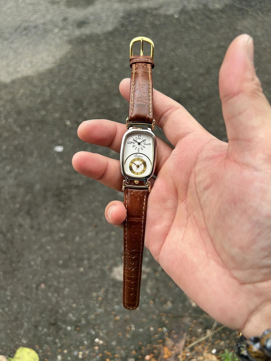 Belami dual time quartz watch BA-831 STAINLESS STEEL BACK , made in ...