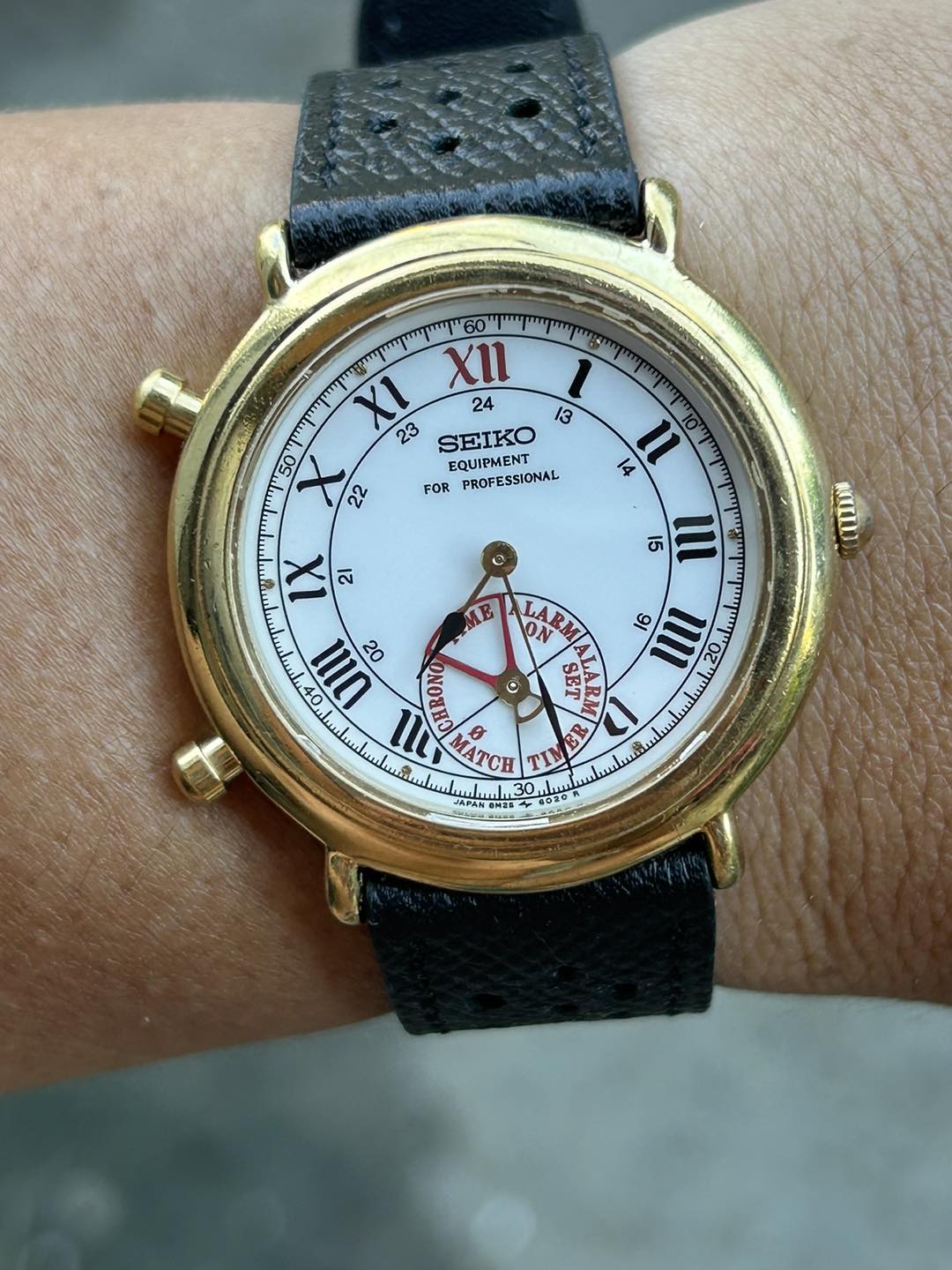 Vintage Seiko Equipment for Professional Chronograph 8M25-8010 Quartz ...