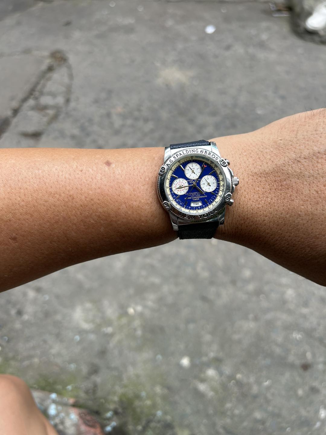 SEIKO ALBA CARIB N944-6A20 Quartz Chronograph Second hand from Japan ...