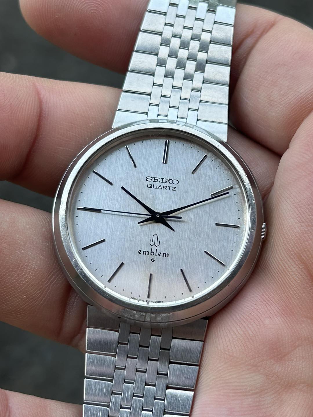 Seiko Quartz Emblem 4120-9000 /case no.6N4583 , made in Japan. – Long's ...