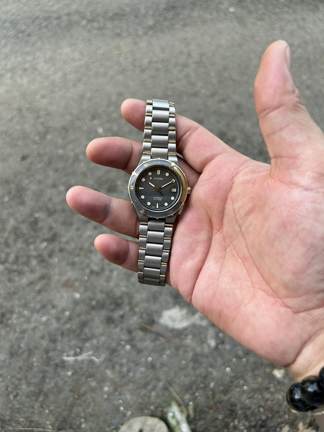 Citizen Attesa 3810-451678 Y Titanium quartz watch / case no.7080991 ...