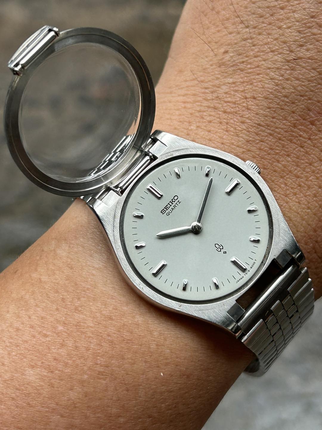 Vintage Seiko Braille Quartz Watch 7518-8000/ case no.090159 , made in ...