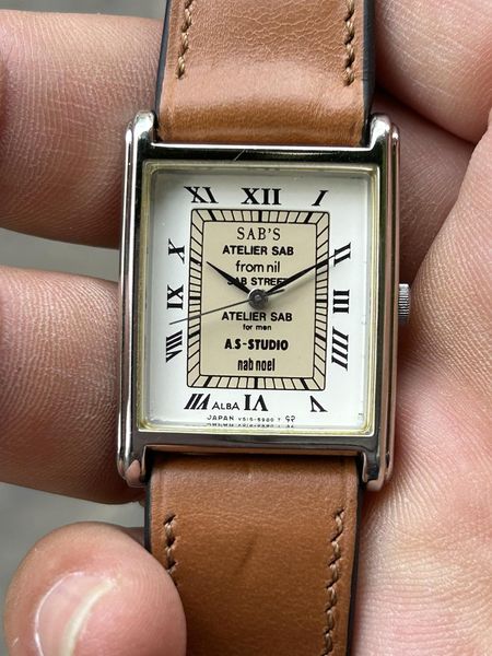 Seiko Alba tank Quartz Watch V515-5480 / case no.926961 , made in Japan ...