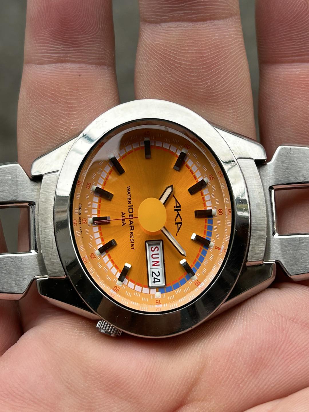 Men’s vintage Seiko AKA Alba Disney Quartz watch V743-5A10 / case no ...