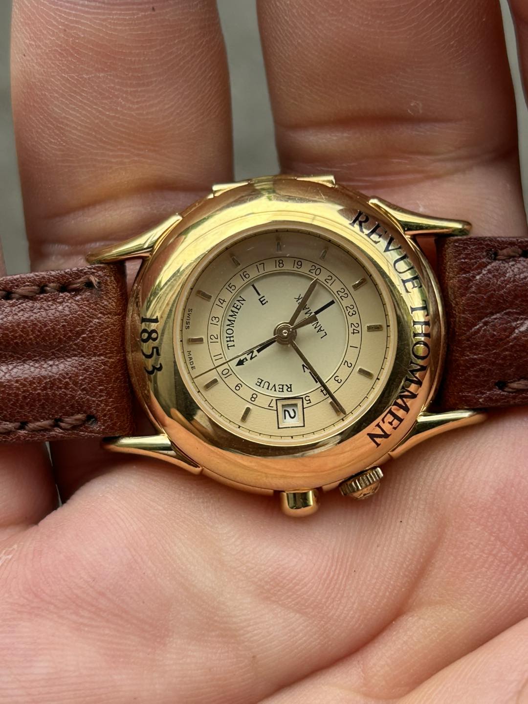 Unworn Vintage Revue Thommen Landmark From 90’s / case no.2822001 ...