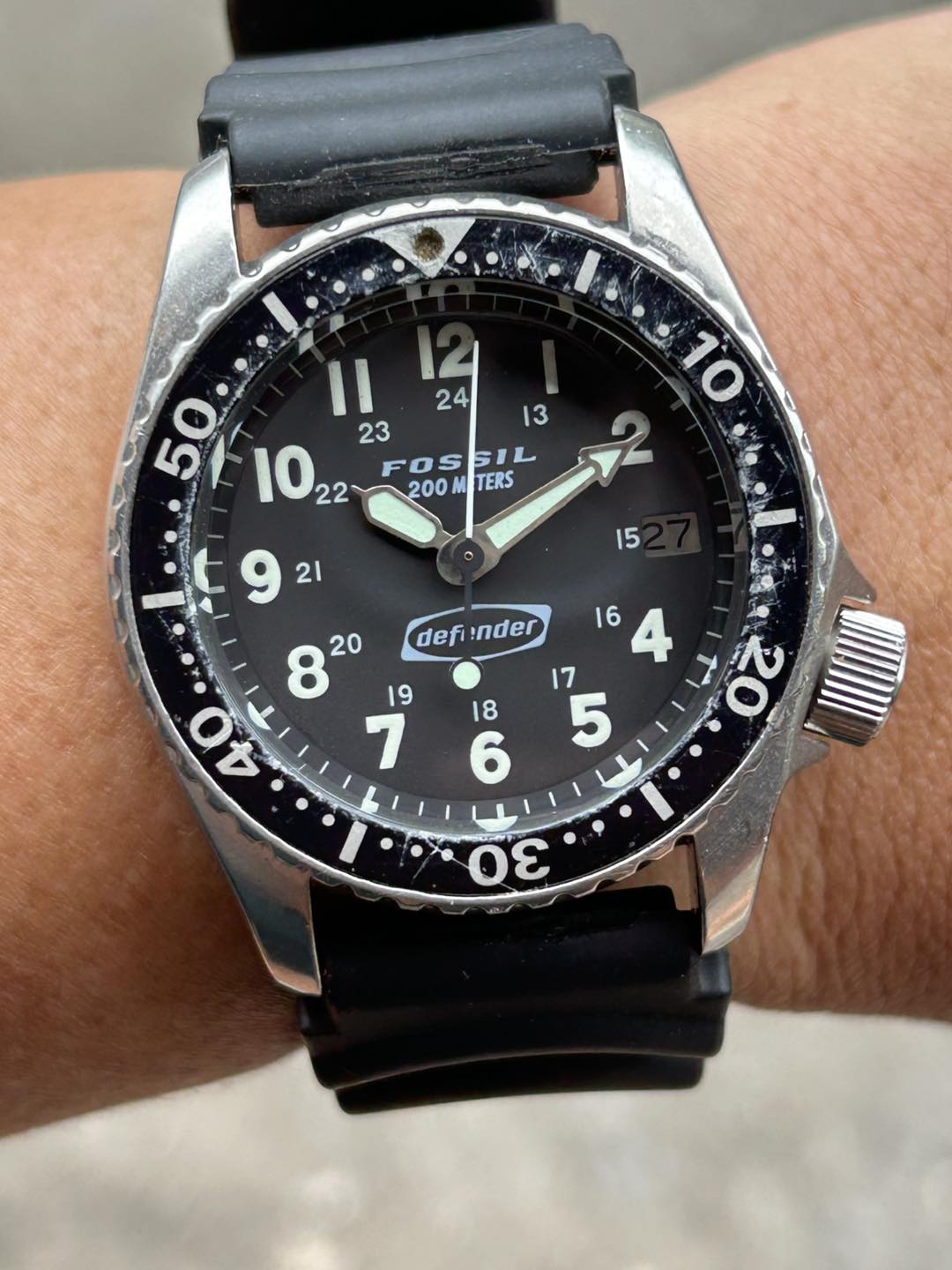 Fossil Diver Defender Automatic Watch DE-1527. – Long's Fine Watches