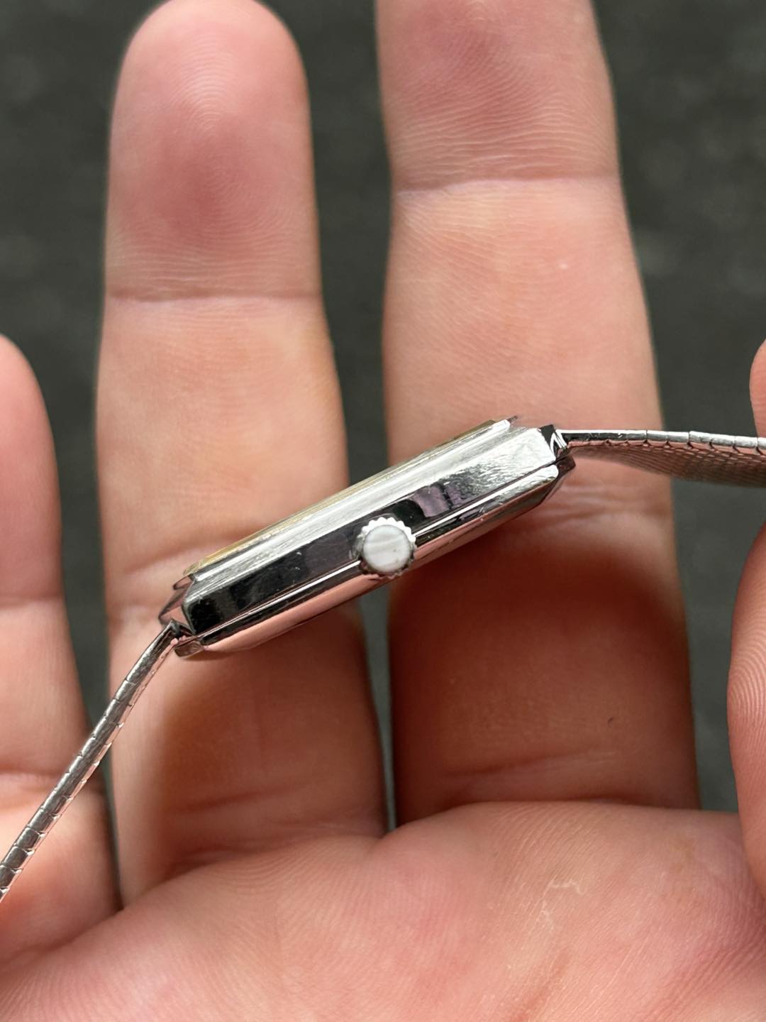 Rado Silver Fancy manual winding 17 jewels Cal.505 / case no.N0854682 ...