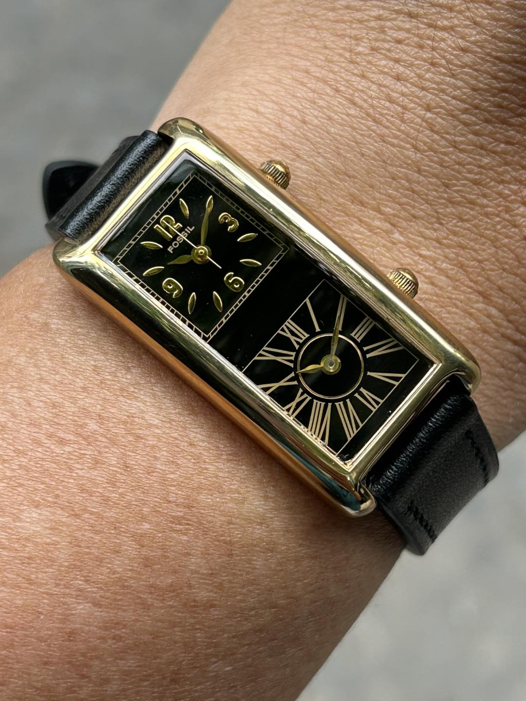 Fossil dual time Quartz Watch DR-2102. – Long's Fine Watches