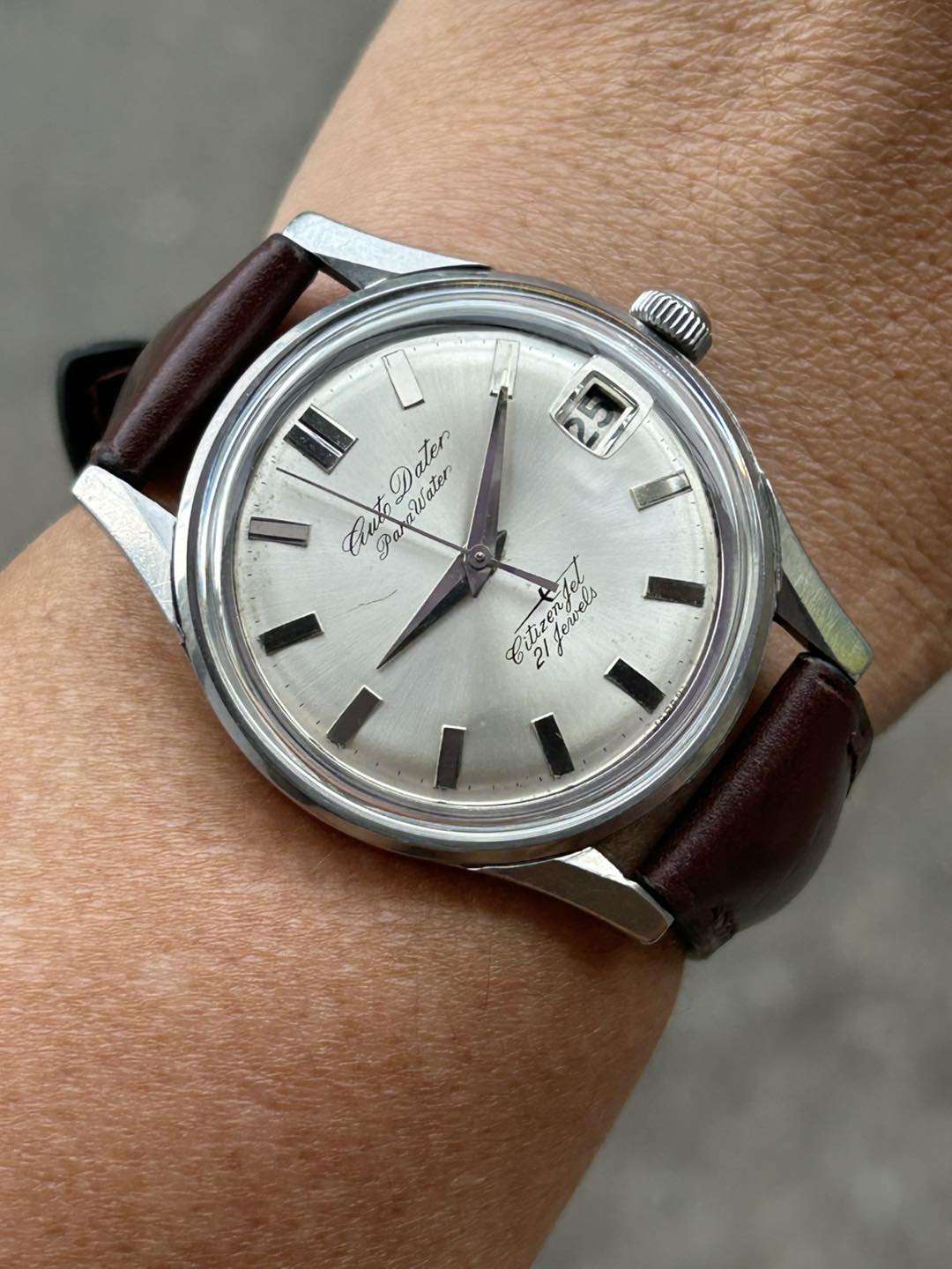 Citizen Jet Auto Dater Para Water 21 Jewels / case no.3081851 , made in ...