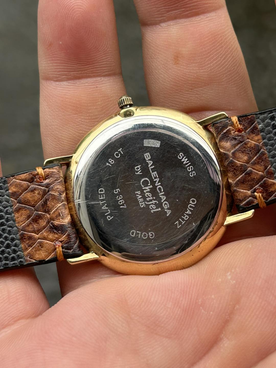 Balenciaga Paris Quartz Vintage watch by Cheifel 5367 , Swiss made ...