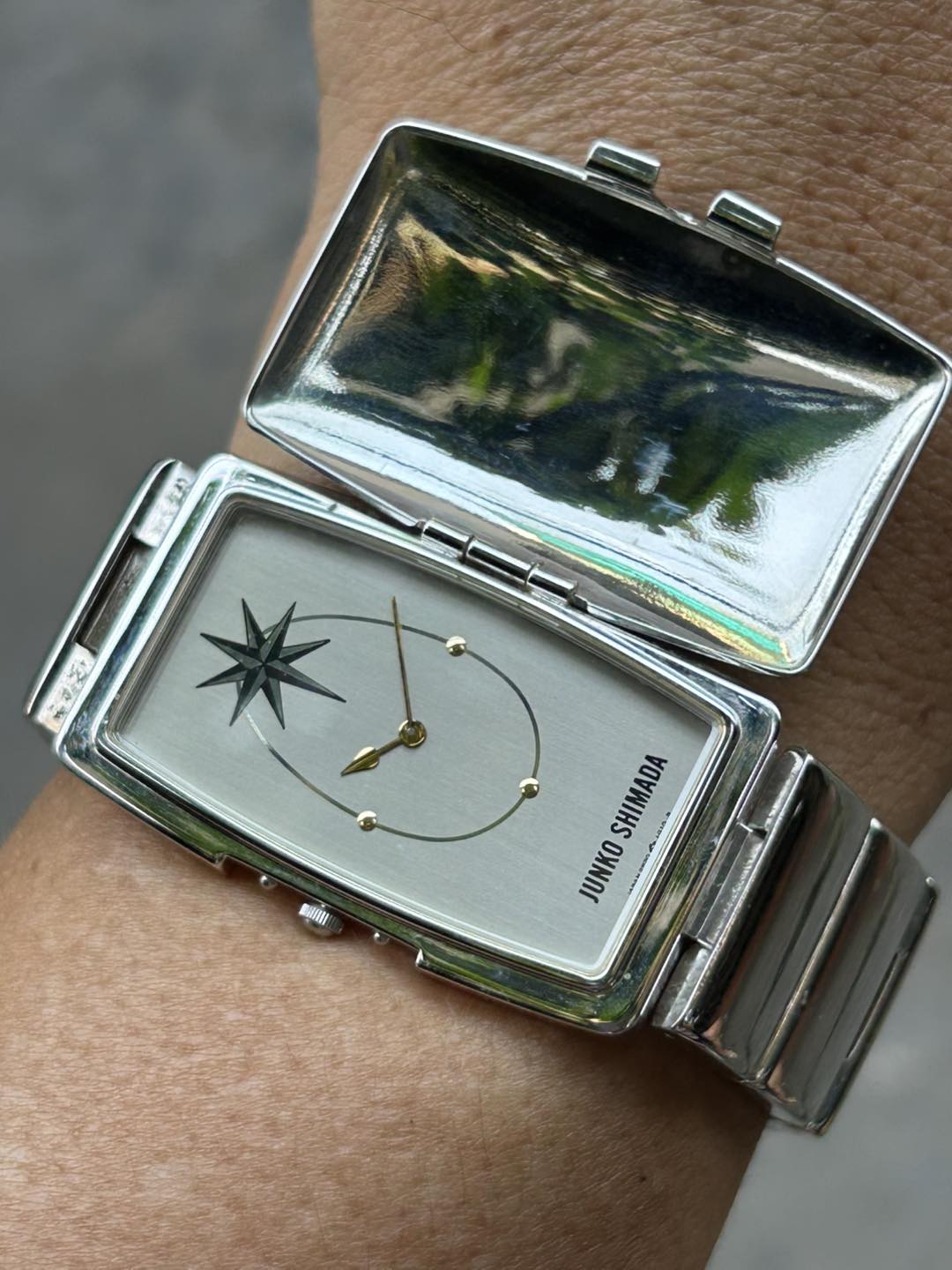 Seiko Junko Shimada ( designer ) Quartz Watch 2P20-5K70 Base metal St ...