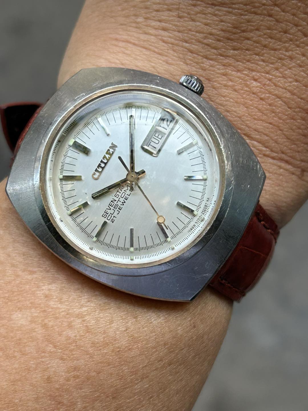 Citizen Seven Star Custom 21 Jewels 4-521218 T/ case no.90702406 , made ...