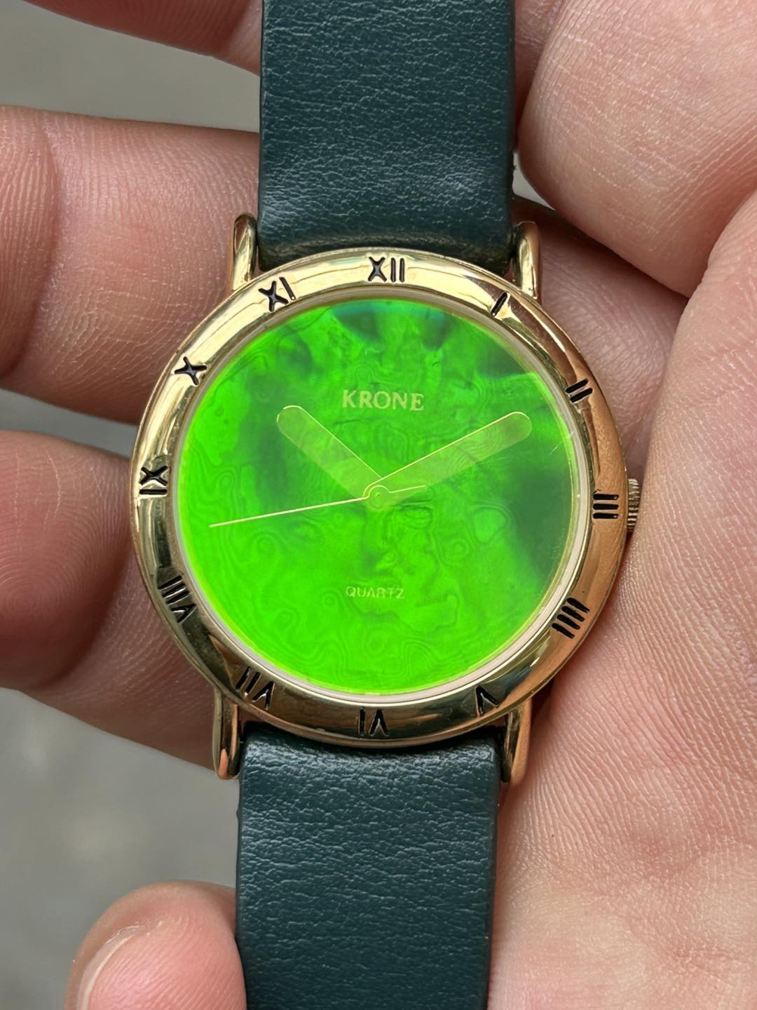 Krone quartz watch stainless steel back. – Long's Fine Watches