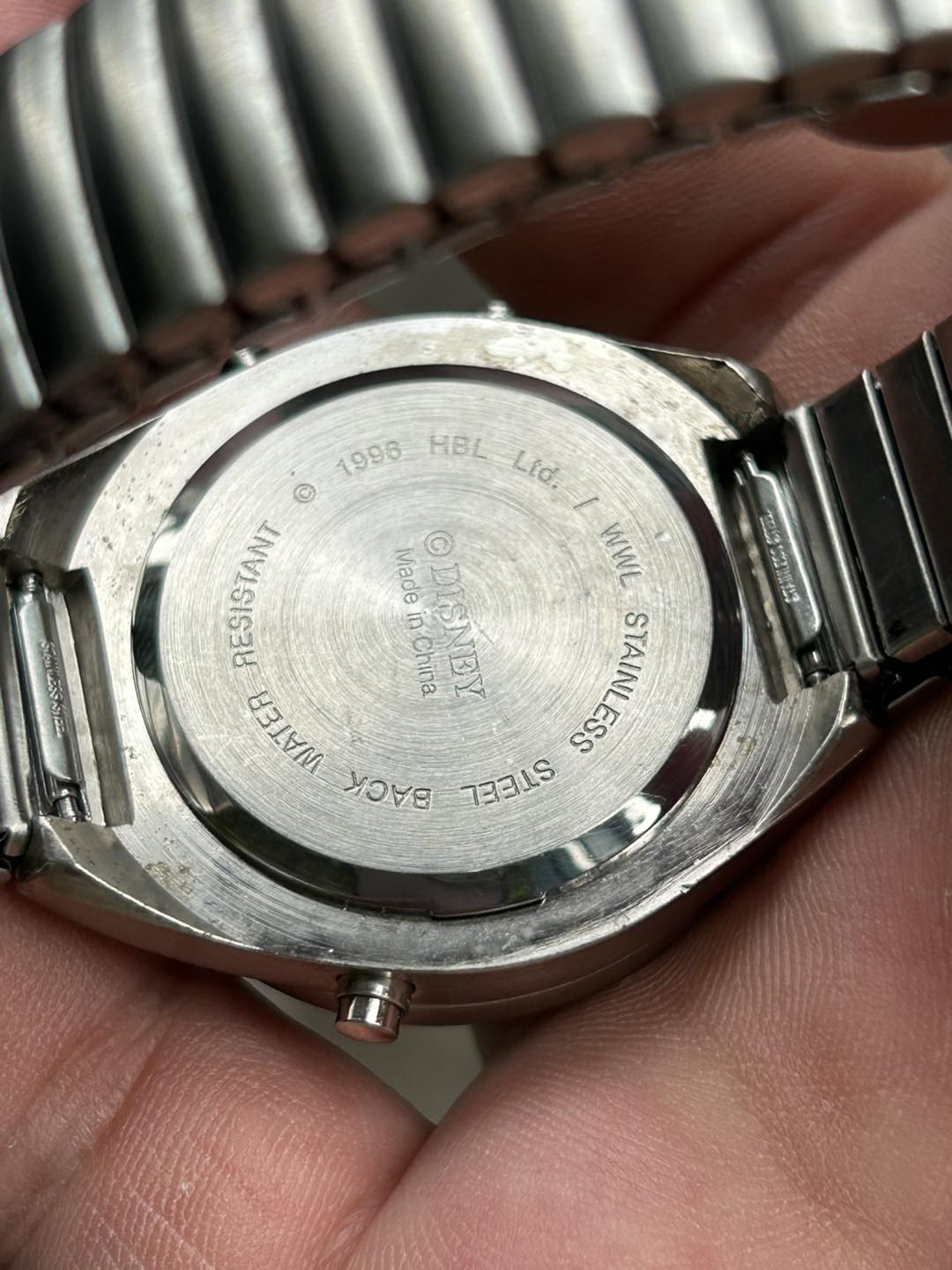 1996’s Mickey Disney Led Watch Stainless steel back . – Long's Fine Watches