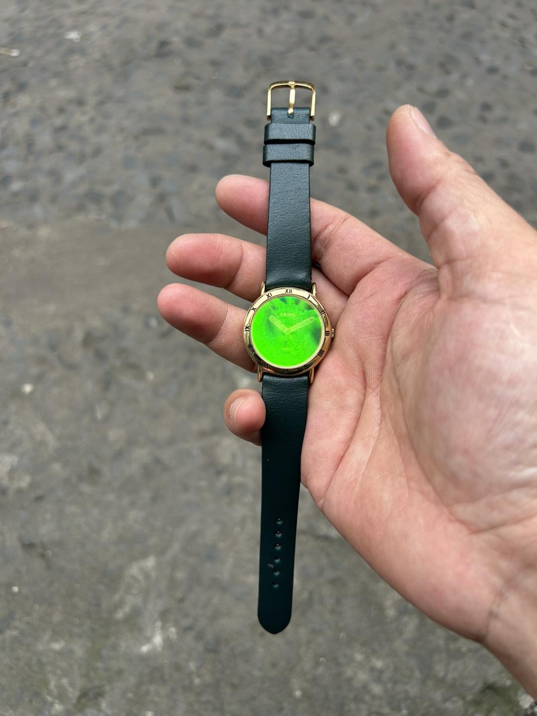 Krone quartz watch stainless steel back. – Long's Fine Watches