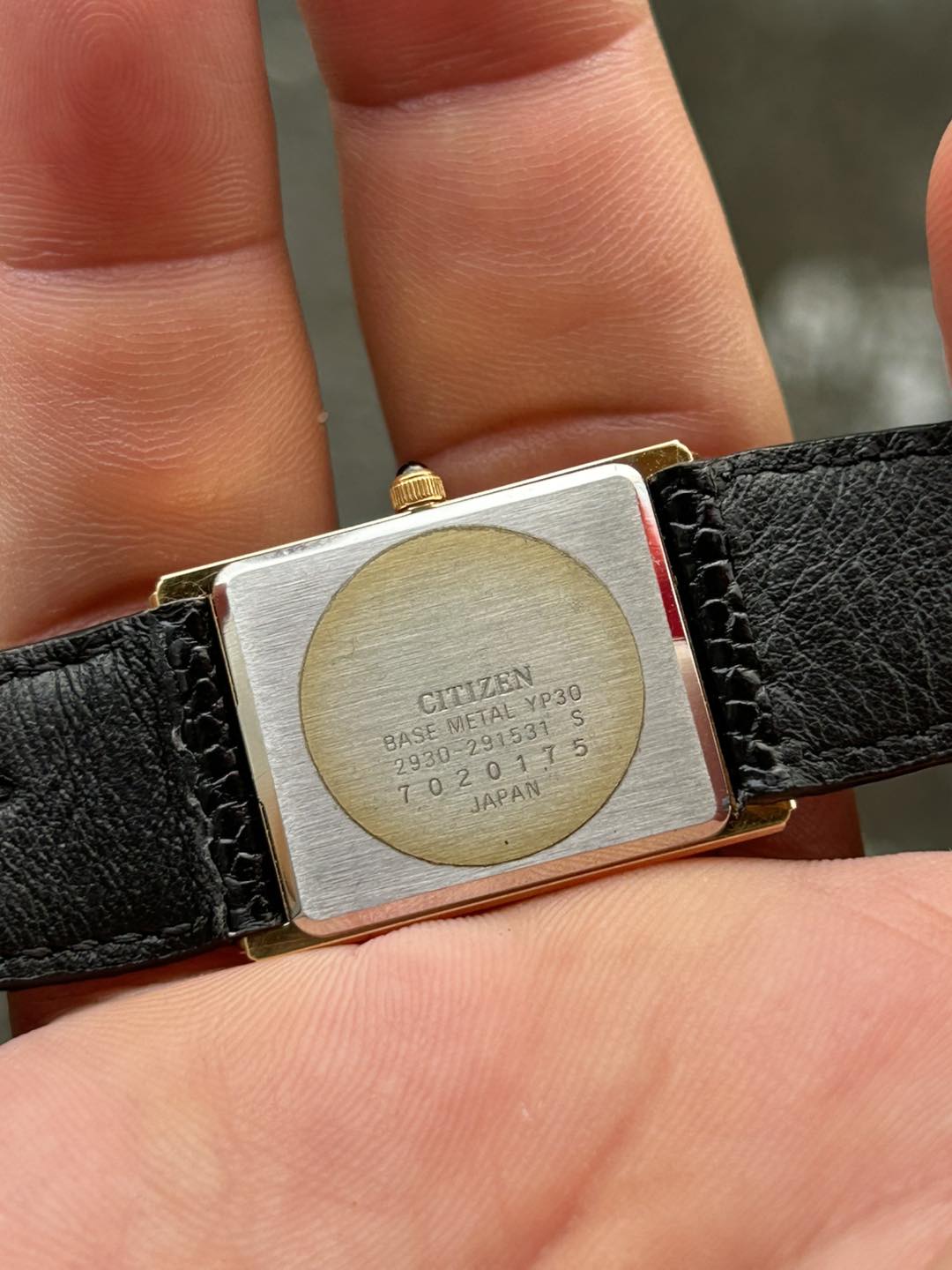 Citizen Exceed Tank quartz watch 2930-291531 S/ case no.7020175, made ...