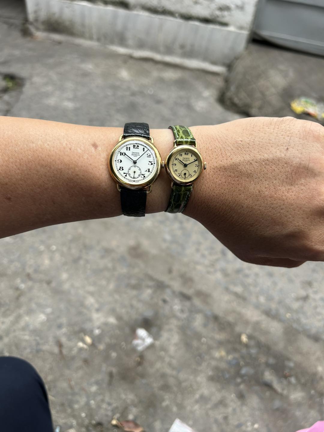 Set Emerich Meerson Paris Manual Winding 17 Jewels Watch , made in ...
